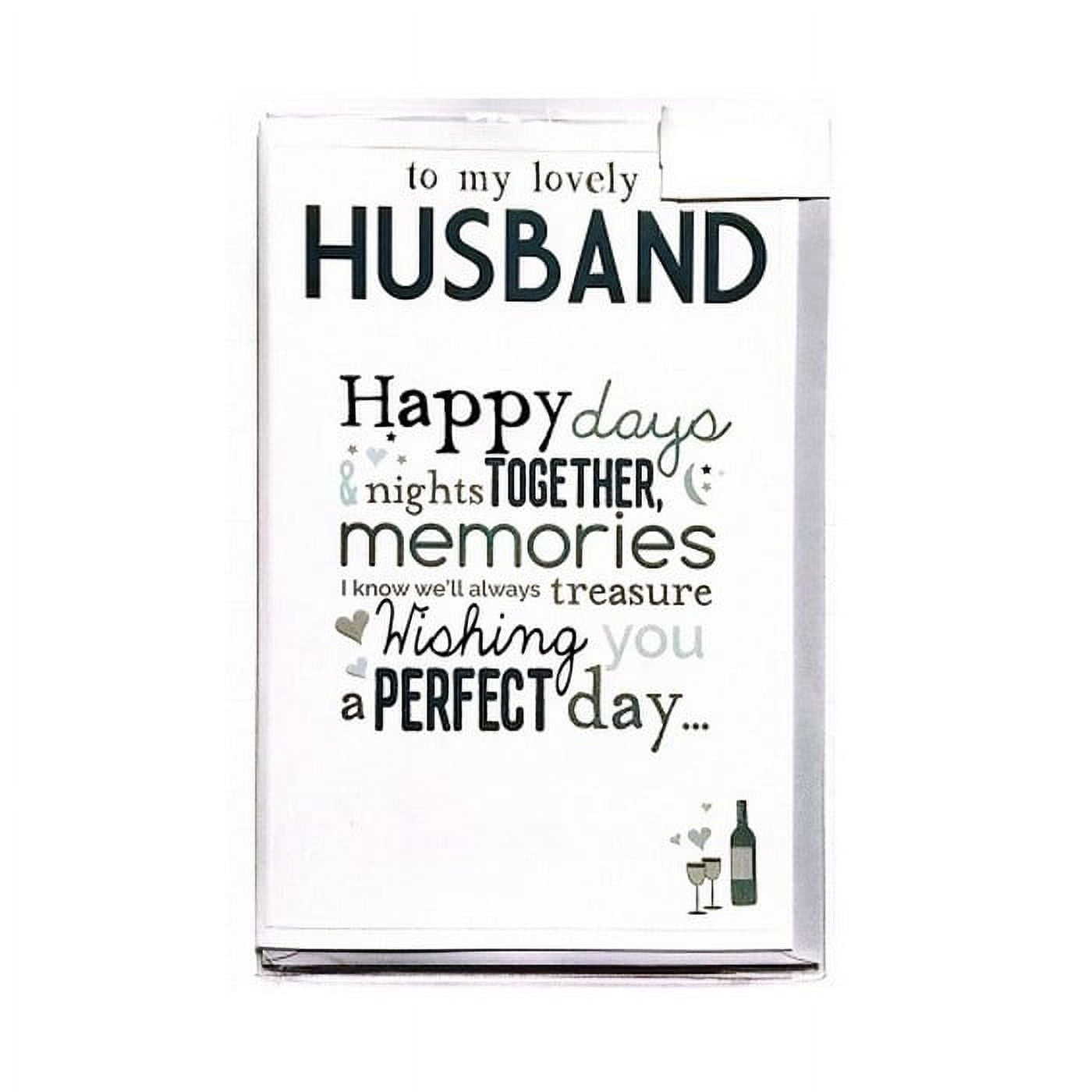 Gemma International To My Lovely Husband Greetings Card - Walmart.com