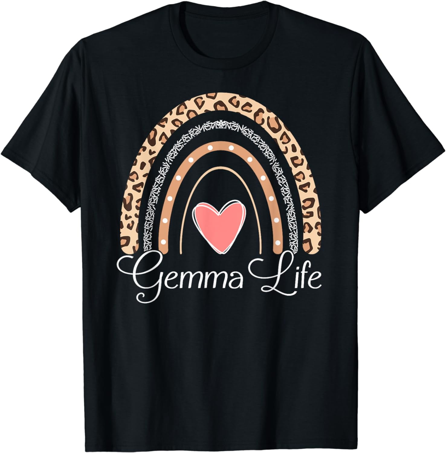 Gemma Life Boho Rainbow Funny Grandma T-Shirt - Walmart.com