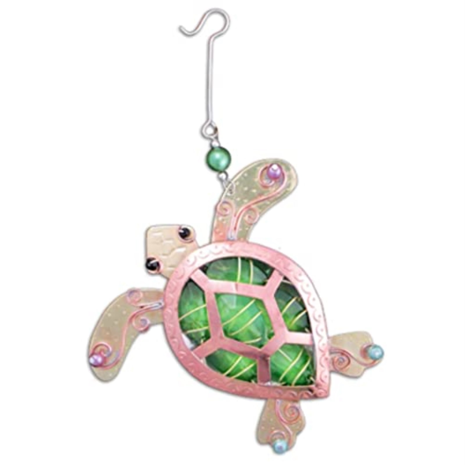 Gemma Sea Turtle Metal Christmas Tree Ornament 4.25 Inch Fair Trade ...