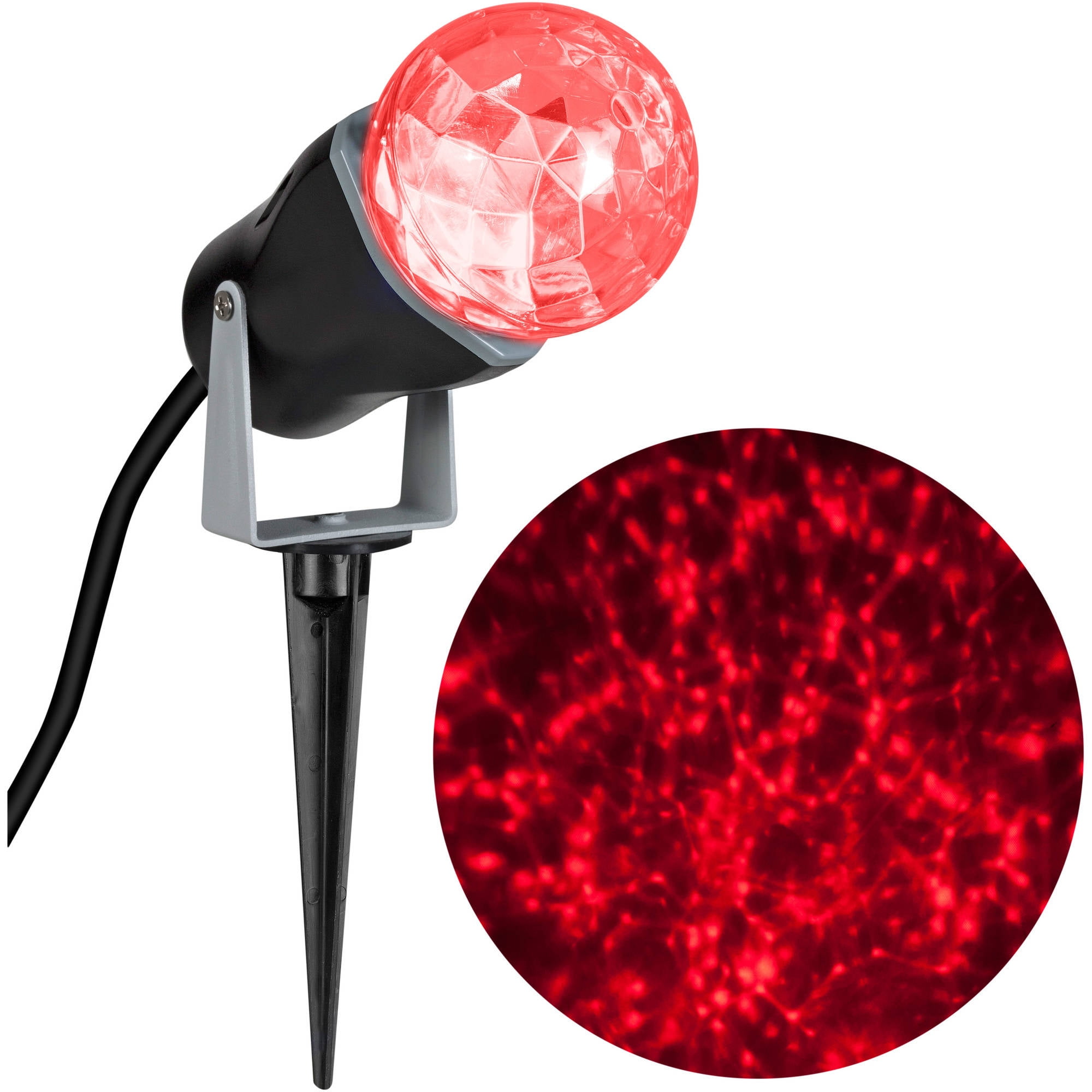 Gemmy 35863 LightShow LED Red Christmas Light Kaleidoscope Projector ...