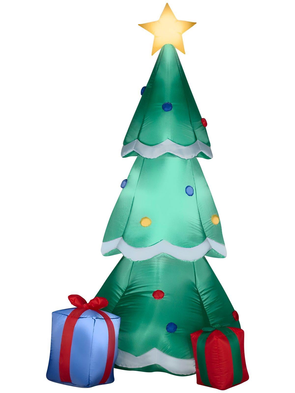 Gemmy 6' 4" Inflatable Christmas Tree with Presents - Walmart.com