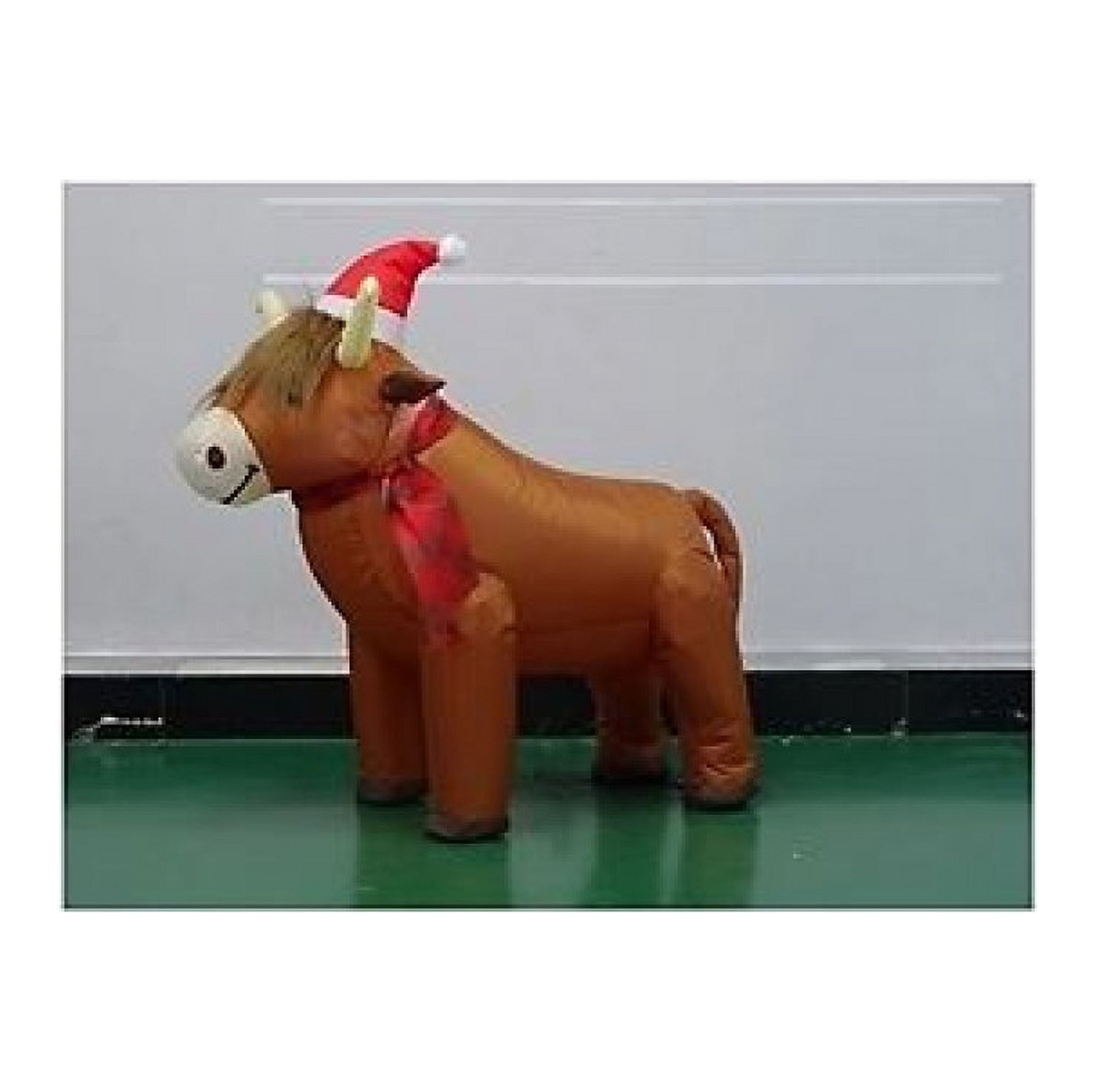 Gemmy 882634 Airblown Inflatable Christmas Media-Highlander Cow Small ...