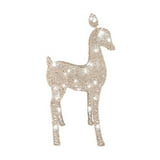 Gemmy Flat-tastics 28 in. LED Starry Night A Frame Doe Christmas Yard ...