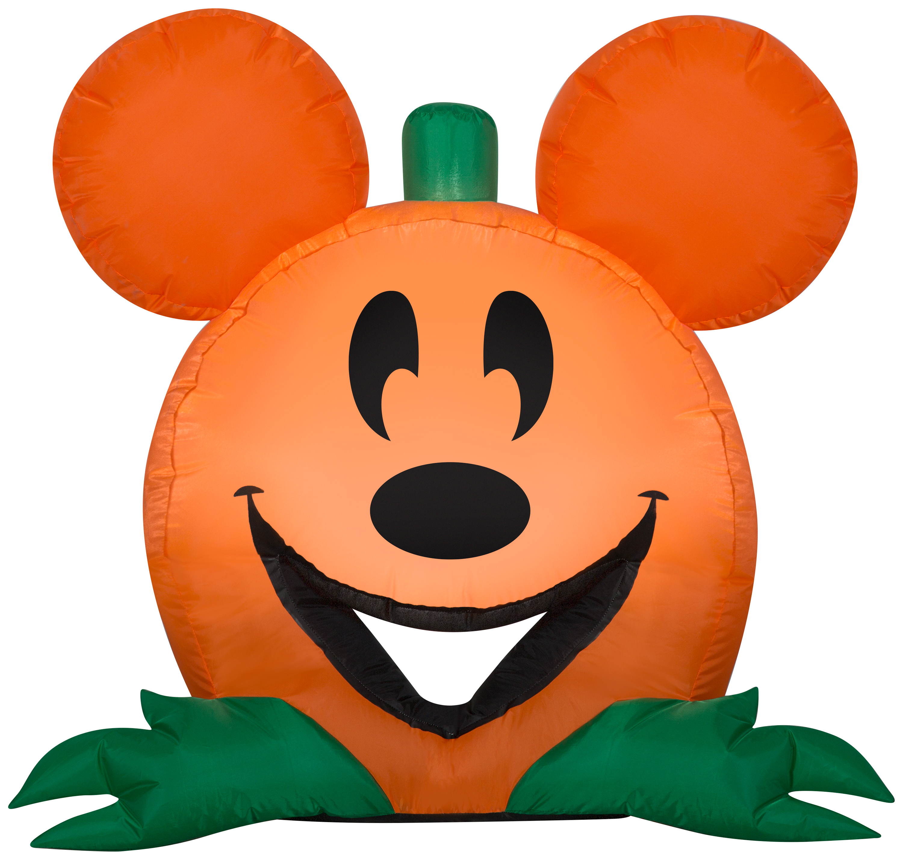 Gemmy Disney Mickey Mouse Pumpkin, 9.5 ft Inflatable Jack-O-Lantern ...