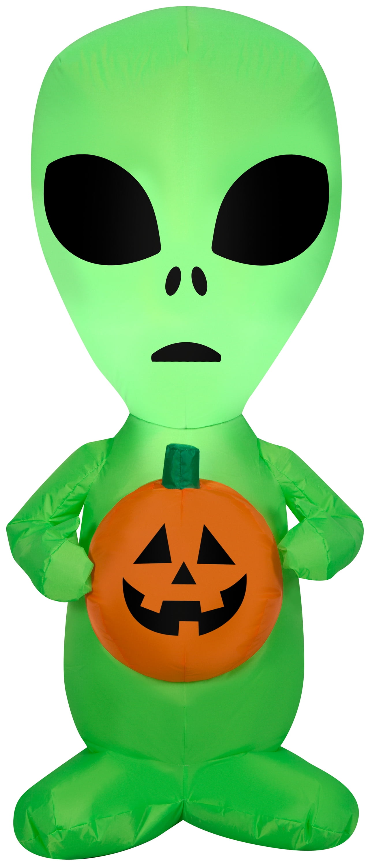 Gemmy Airblown Inflatable Alien, 3.5 ft Tall, Green - Walmart.com