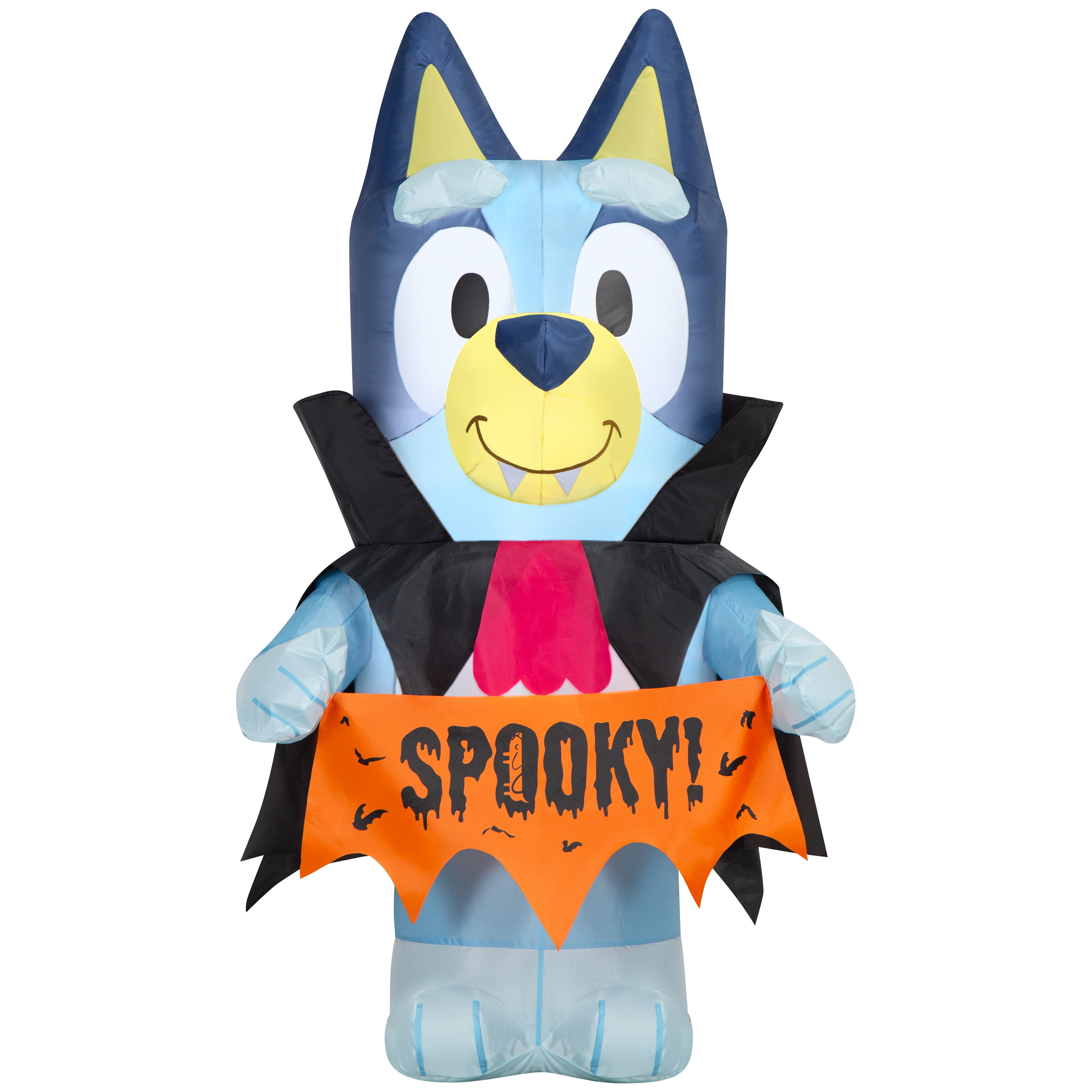 Gemmy Airblown Inflatable Bluey in Vampire Costume Bluey, 3.5 ft Tall, Multicolored - Walmart.com