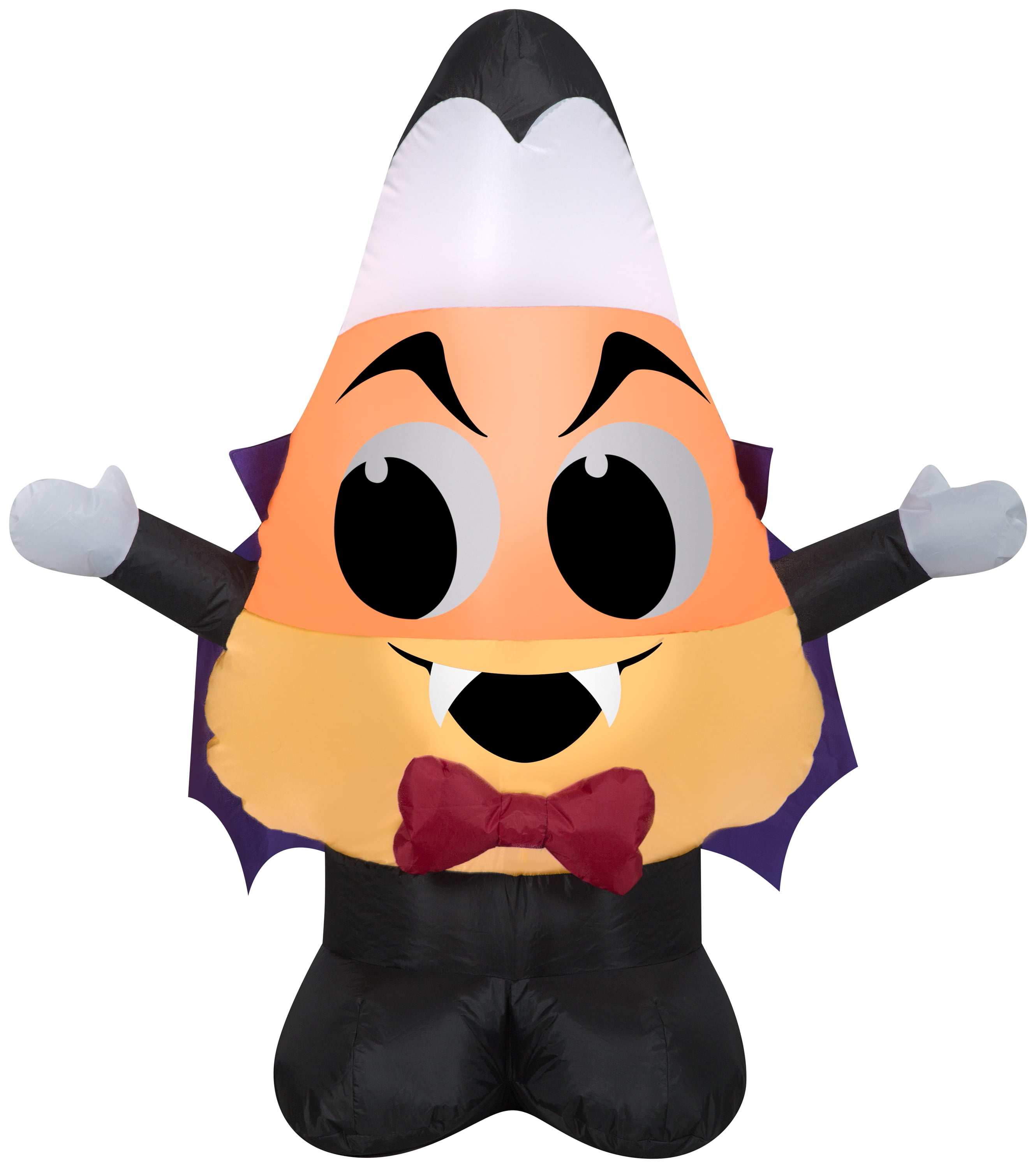 Gemmy Airblown Inflatable Candy Corn Vampire, 3.5 ft Tall, orange - Walmart.com