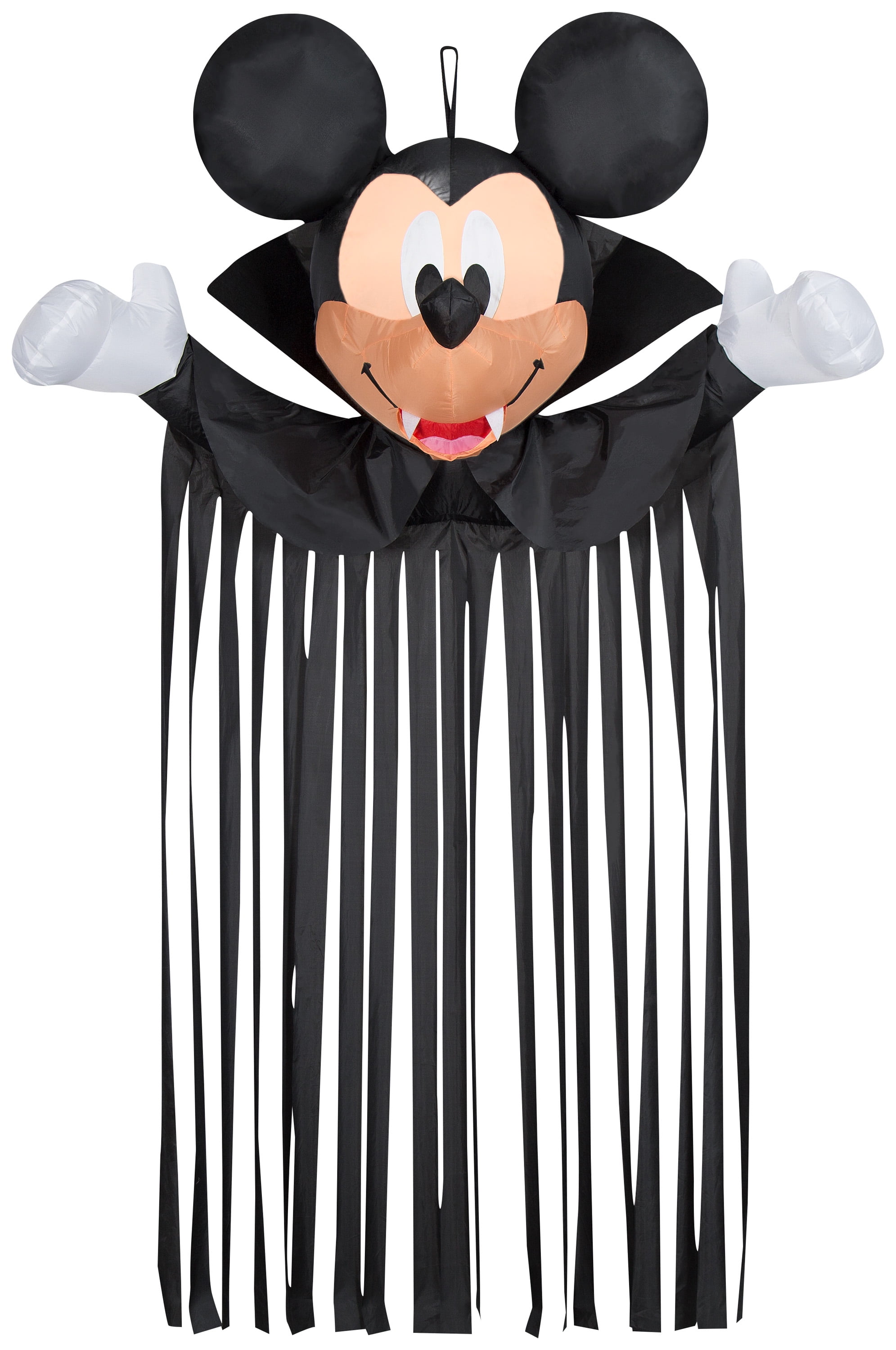 Gemmy Airblown Inflatable 6.5ft Mickey Head Door Hanger w/ Streamers ...