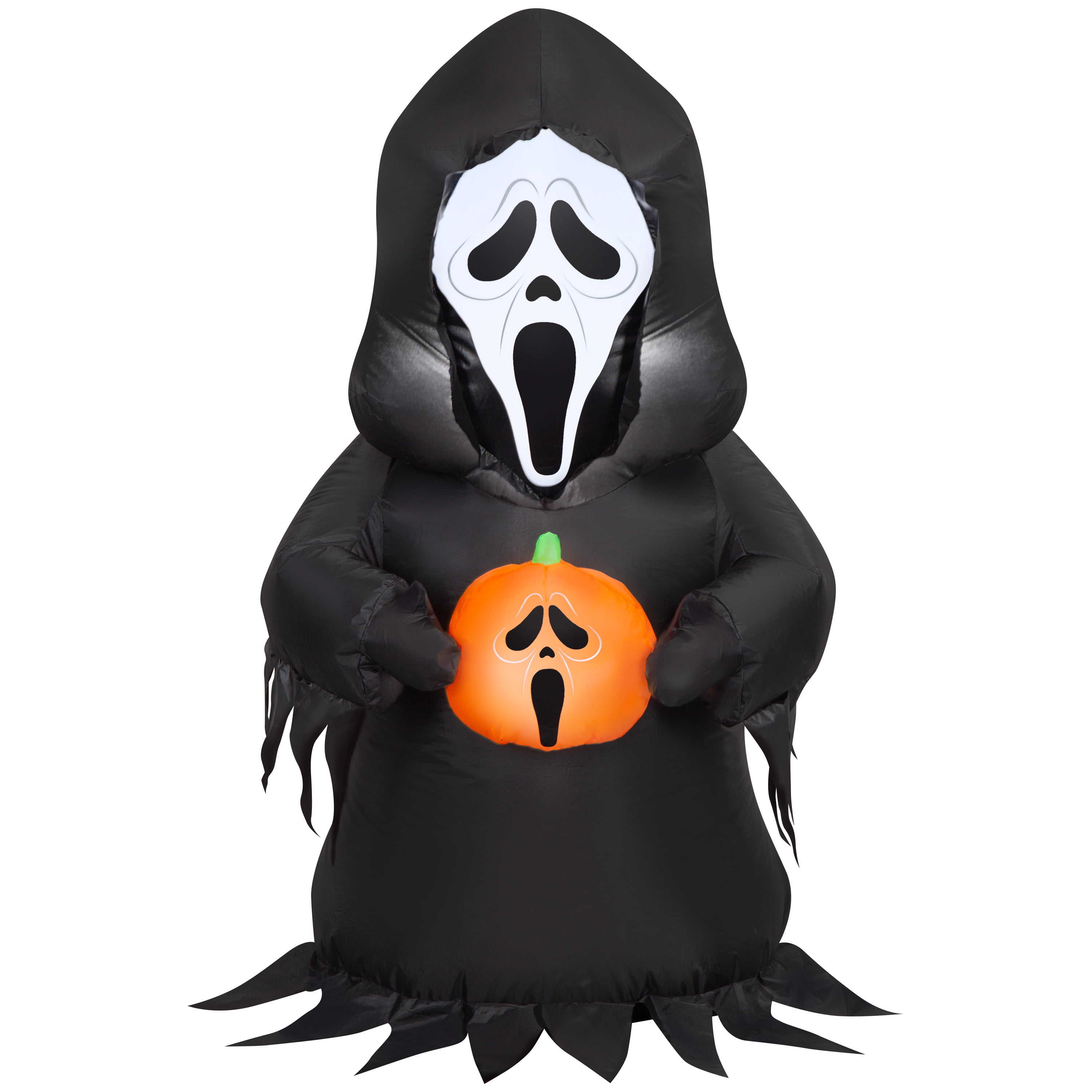 Gemmy Airblown Inflatable Ghostface w/JOL Fun World, 3.5 ft Tall ...