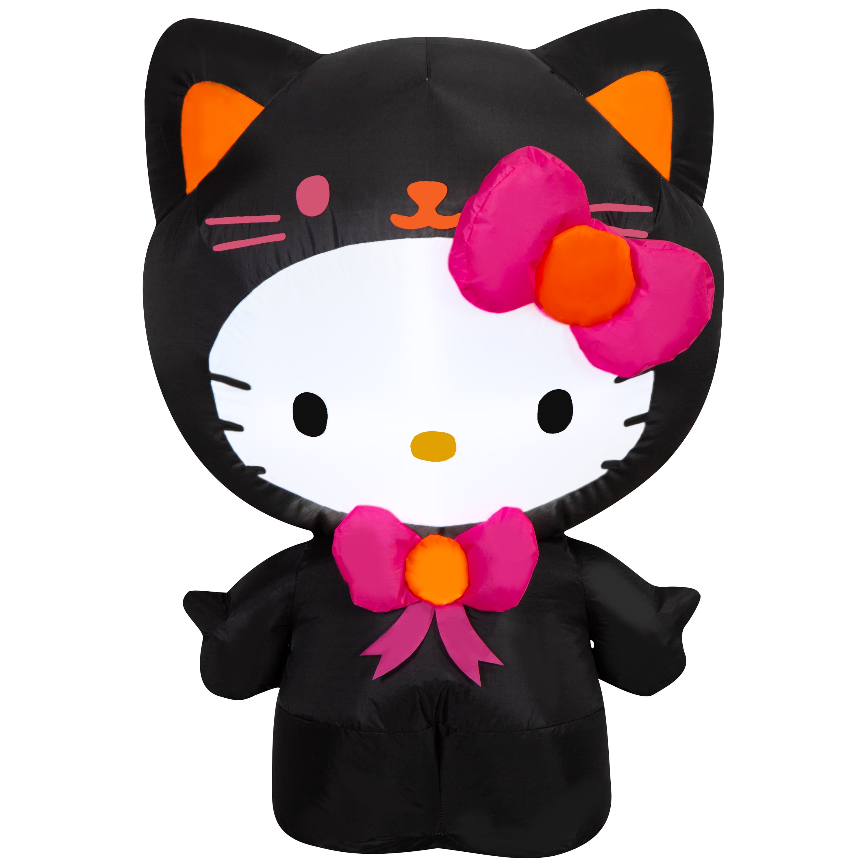 Gemmy Airblown Inflatable Hello Kitty as Black Cat Sanrio, 3 ft Tall ...
