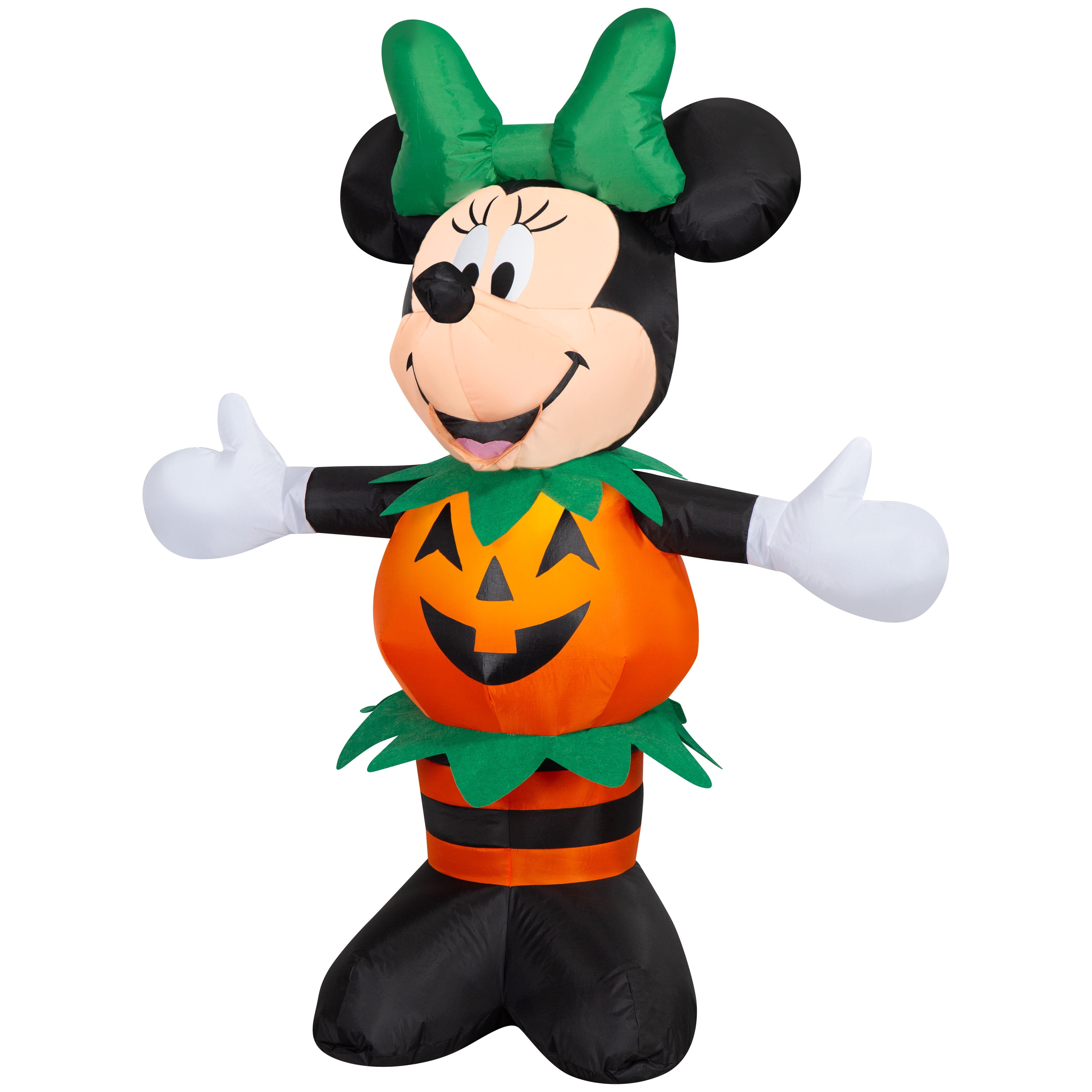 Gemmy Airblown Inflatable Minnie Dressed In Pumpkin Outfit Disney, 3.5 ...