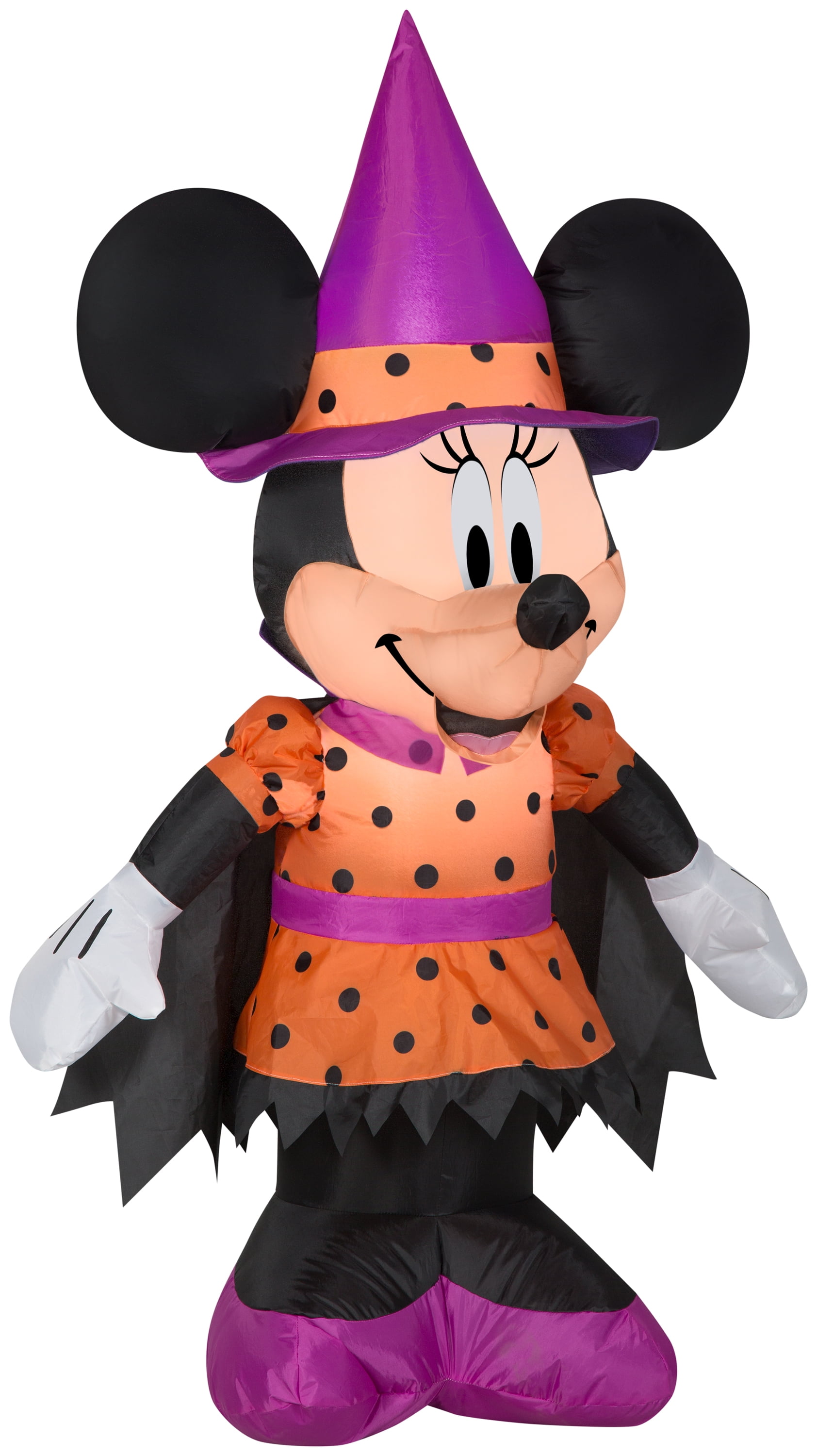 Gemmy Airblown Inflatable Minnie Mouse as Witch, Outdoor Halloween ...