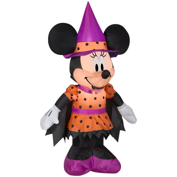 Gemmy Airblown Inflatable Minnie as Witch Disney, 4 ft Tall ...
