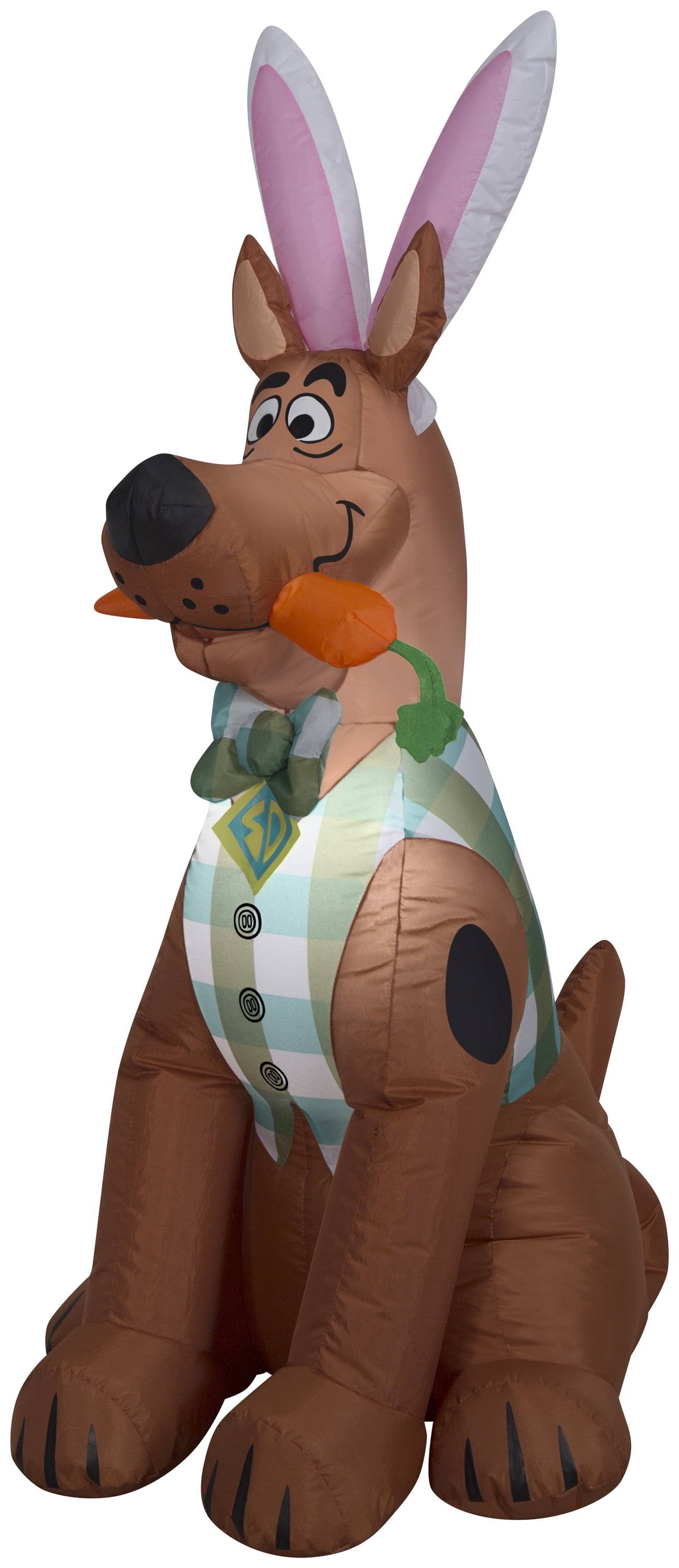 Gemmy Airblown Inflatable Scooby in Easter Outfit SM, 4 ft Tall, Brown ...