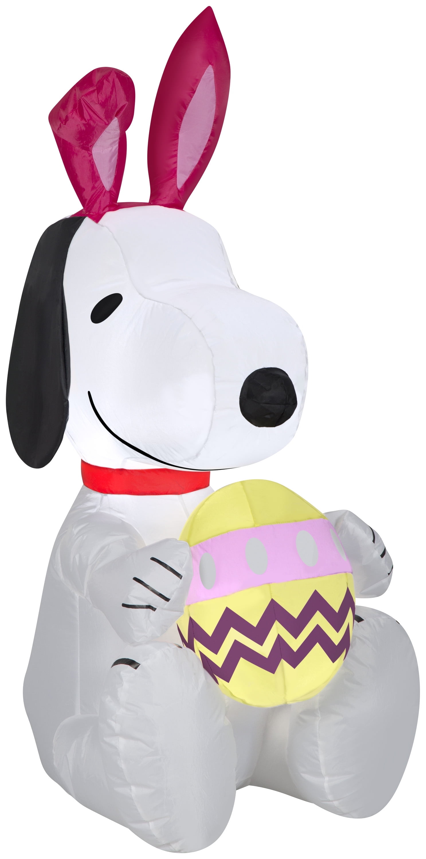 Gemmy Airblown Inflatable Snoopy with Bunny Ears and Decorated Egg, 3.5 ...