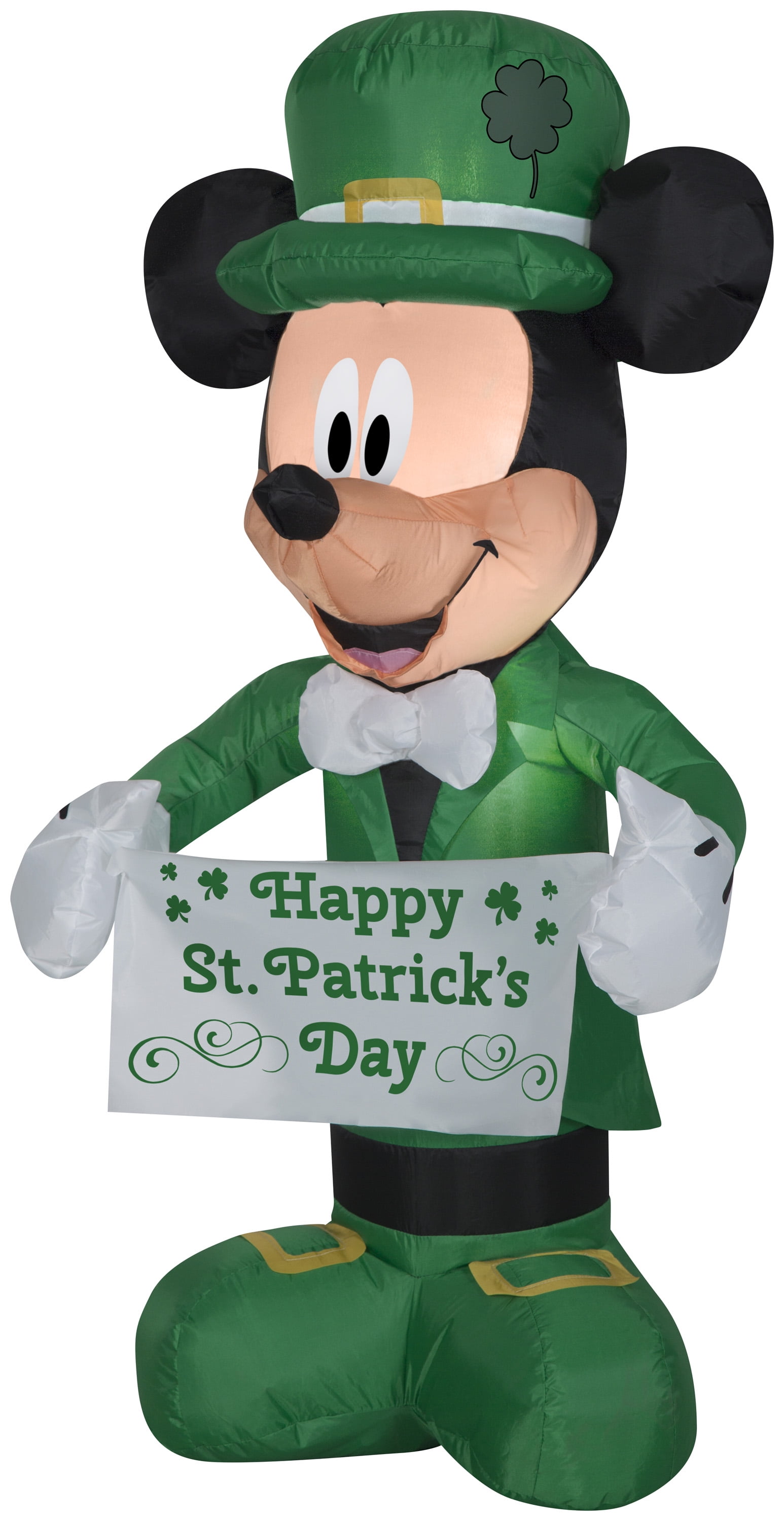 Disney Airblown St. Patrick's Mickey Mouse Inflatable Decor, 3.5ft ...