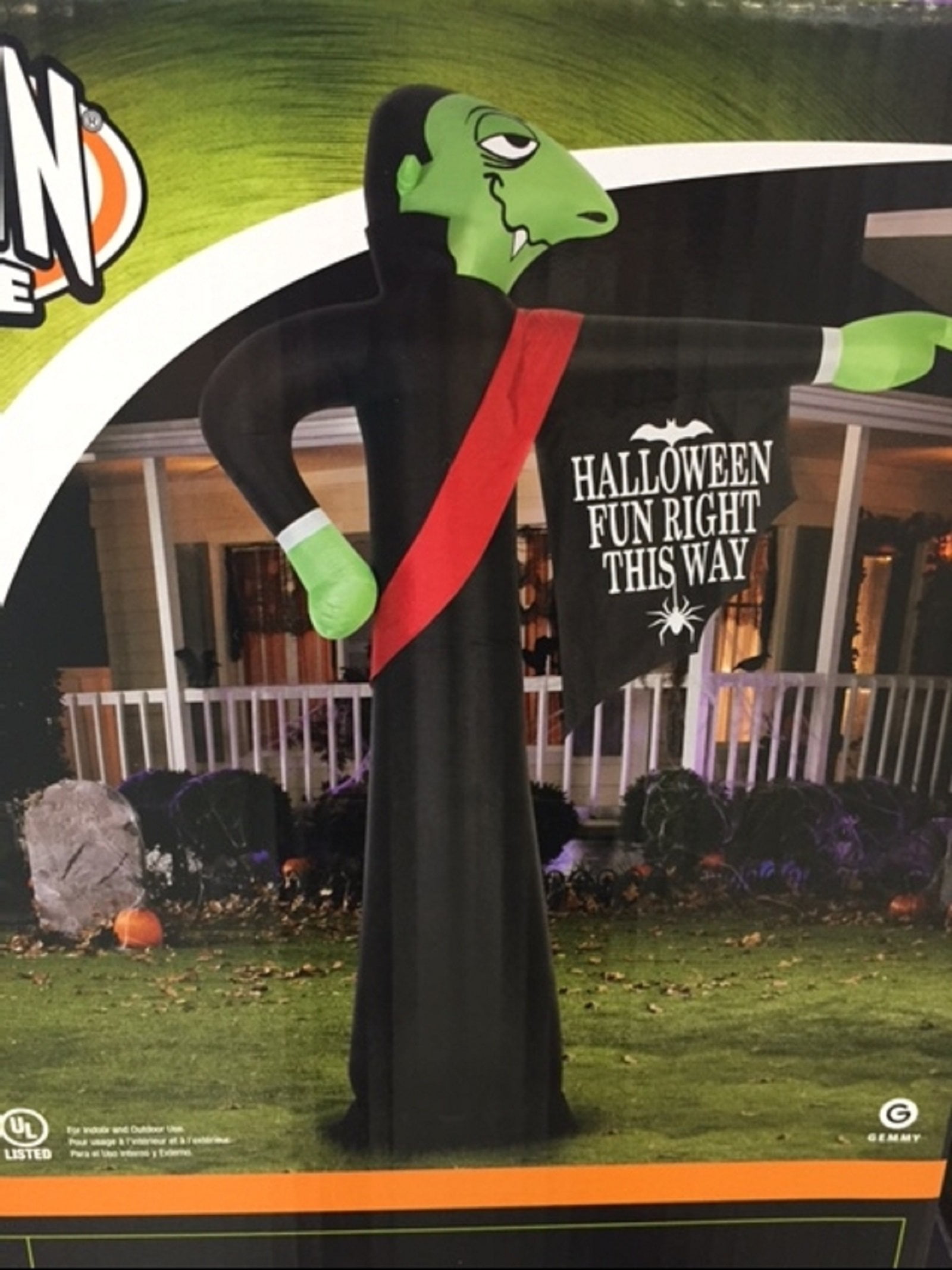Gemmy Airblown Vampire - Walmart Business Supplies