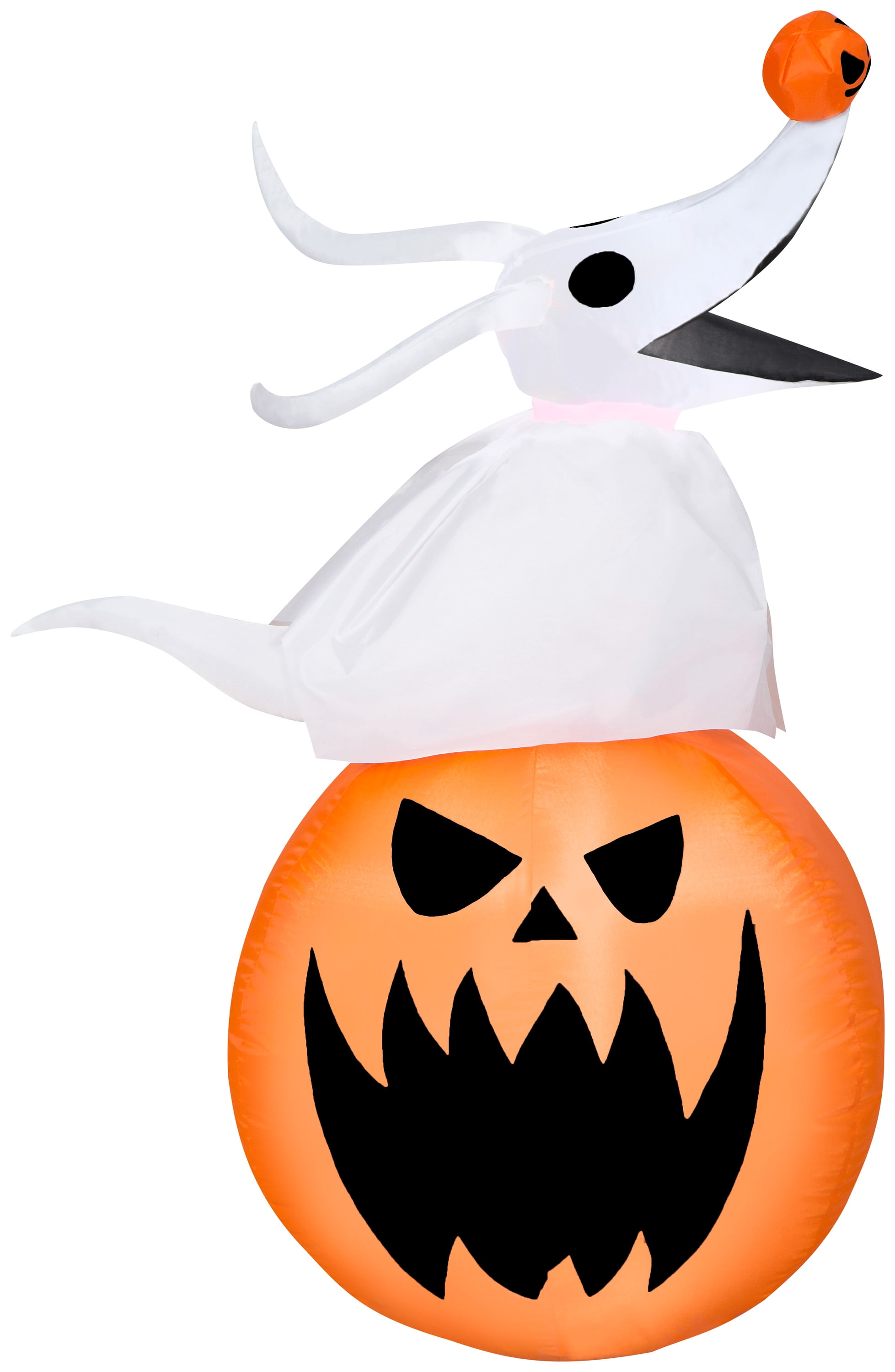 Gemmy Airblown Inflatable Zero with Pumpkin, Halloween Yard Decoration ...