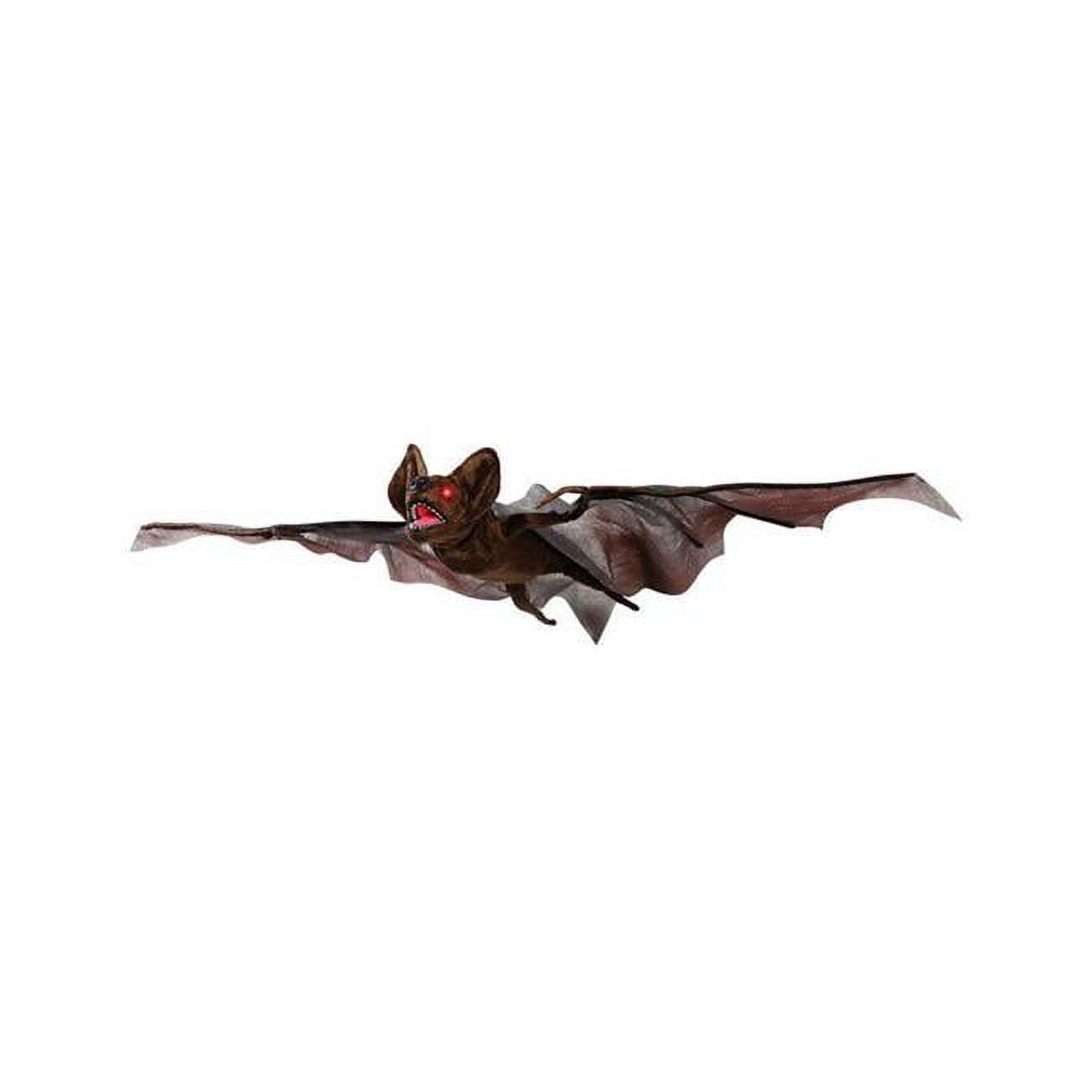 Gemmy Animation Red 4.72 in. LED Prelit Animated Flying Bat Hanging ...