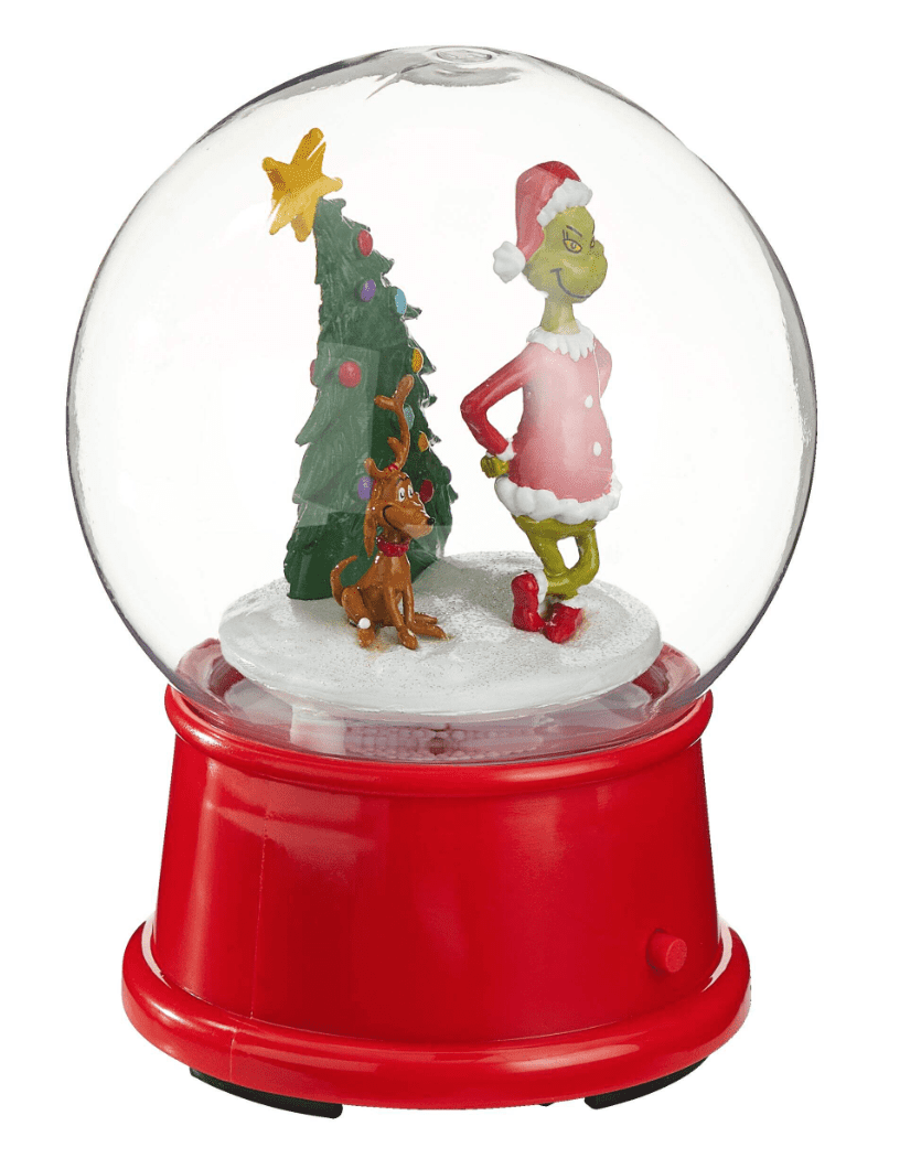 Gemmy Battery-Operated Grinch Snow Globe, 6.2" Tall - Walmart.com