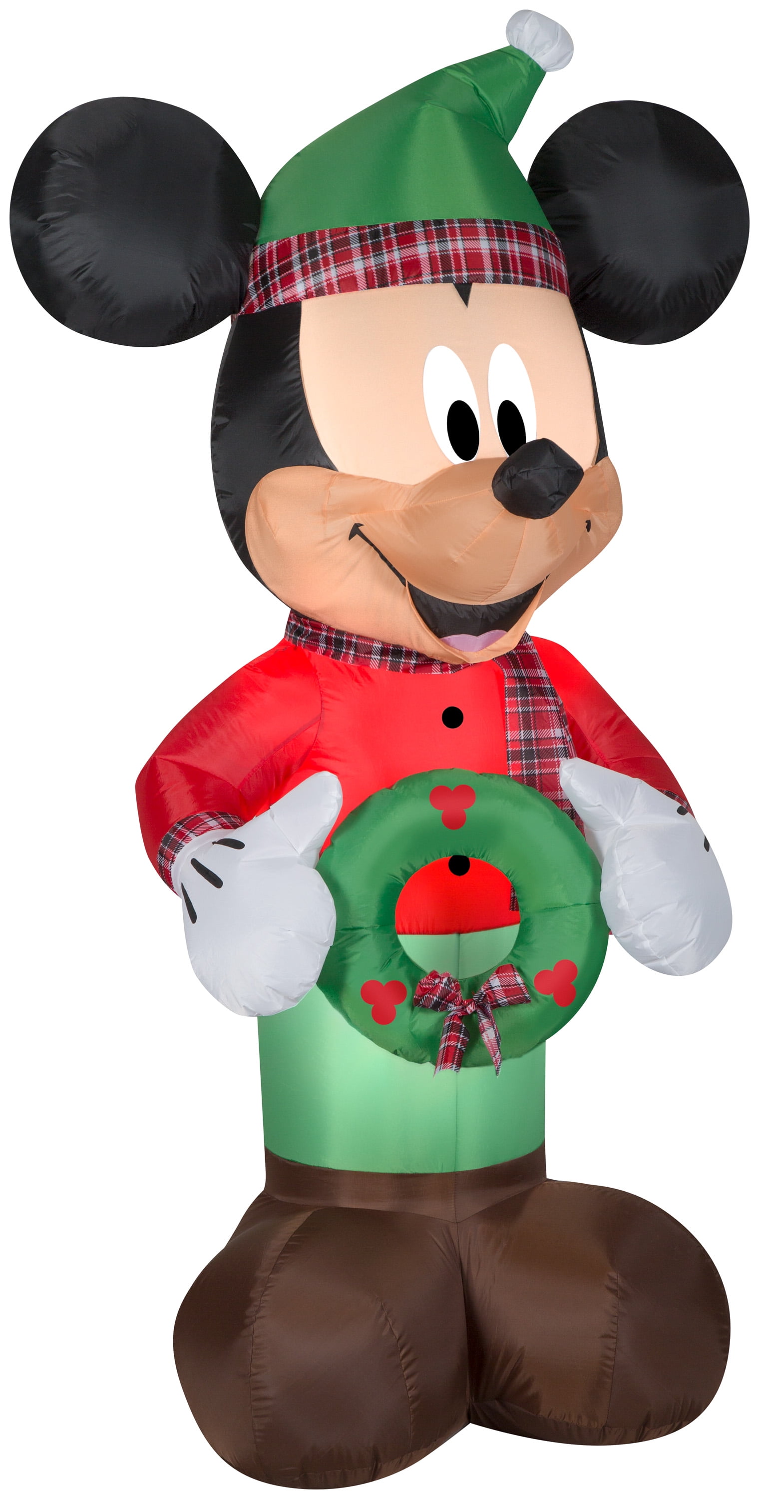 Gemmy Christmas Airblown Inflatable Inflatable Mickey Mouse with Plaid ...
