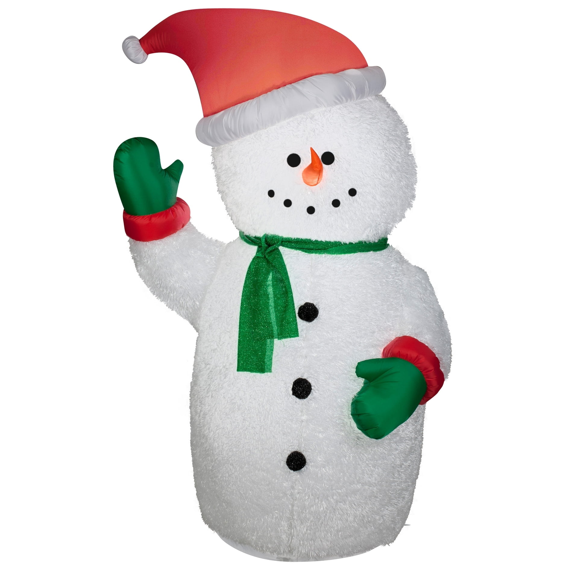 Gemmy Christmas Airblown Inflatable Snowman Yard Decoration, 6 ...