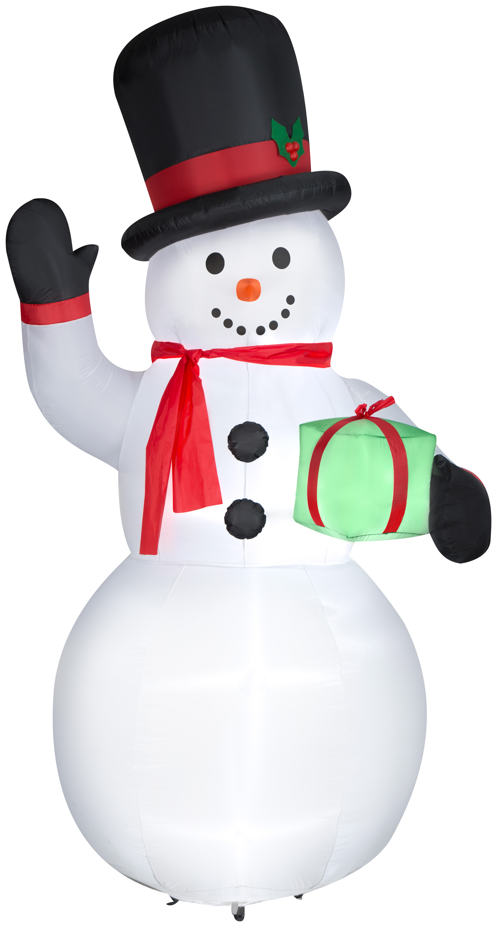 Holiday Living 4-ft Lighted Snowman Christmas Inflatable - Walmart.com