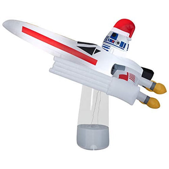 Gemmy Airblown Inflatable Star Wars R2-D2 X-Wing Fighter Yard ...