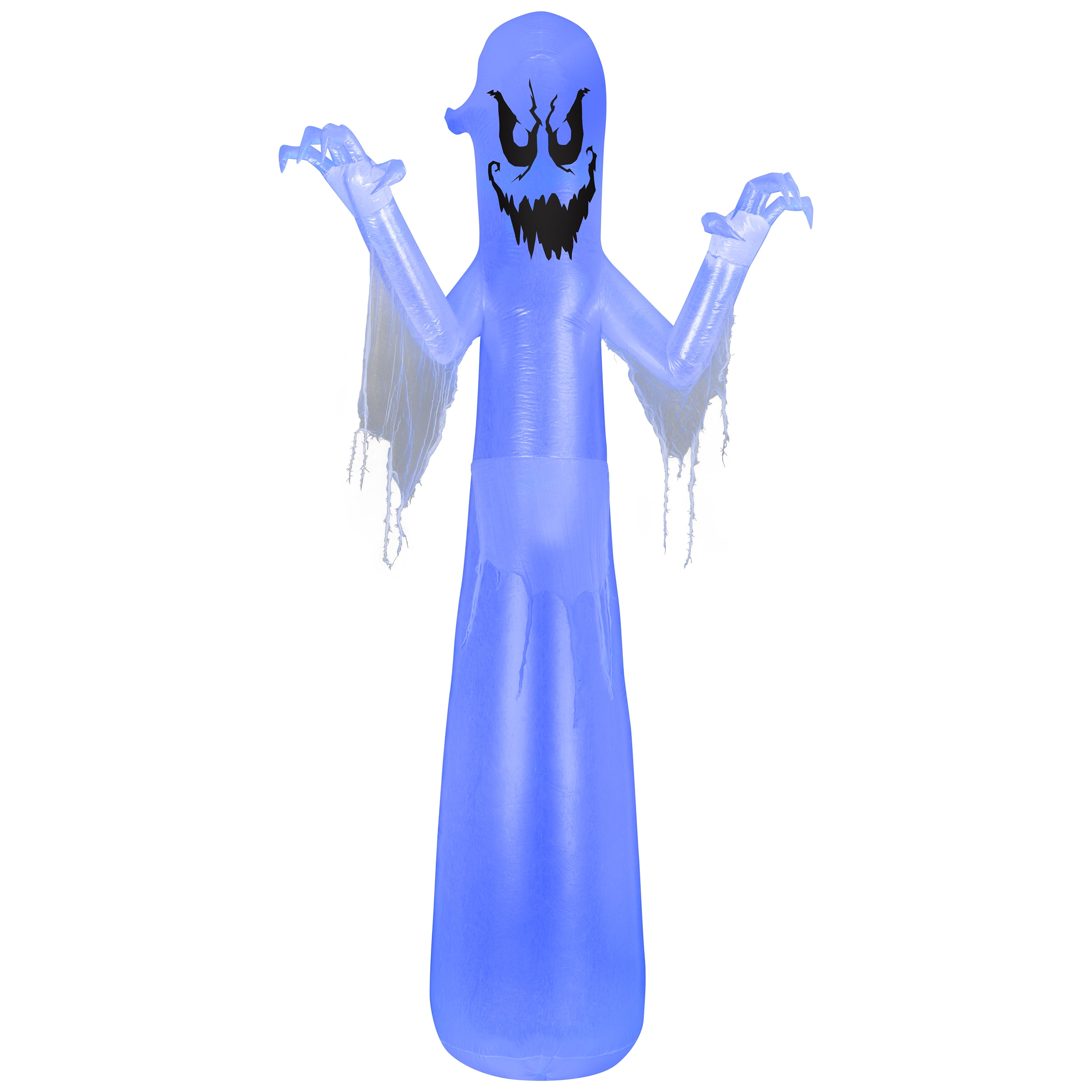 Gemmy Giant Airblown Inflatable Spooky Ghost with Flickering Light, 12 ft Tall, Multi - Walmart.com