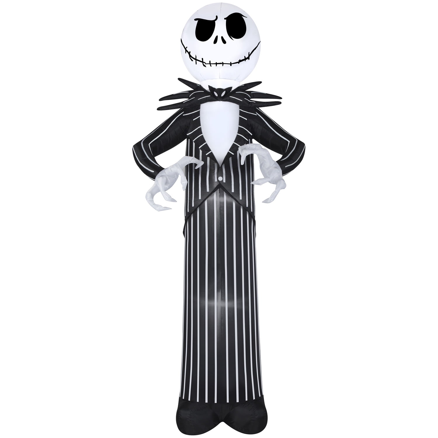 Gemmy Giant Halloween Inflatable Jack Skellington, 10 ft Tall, Multi ...