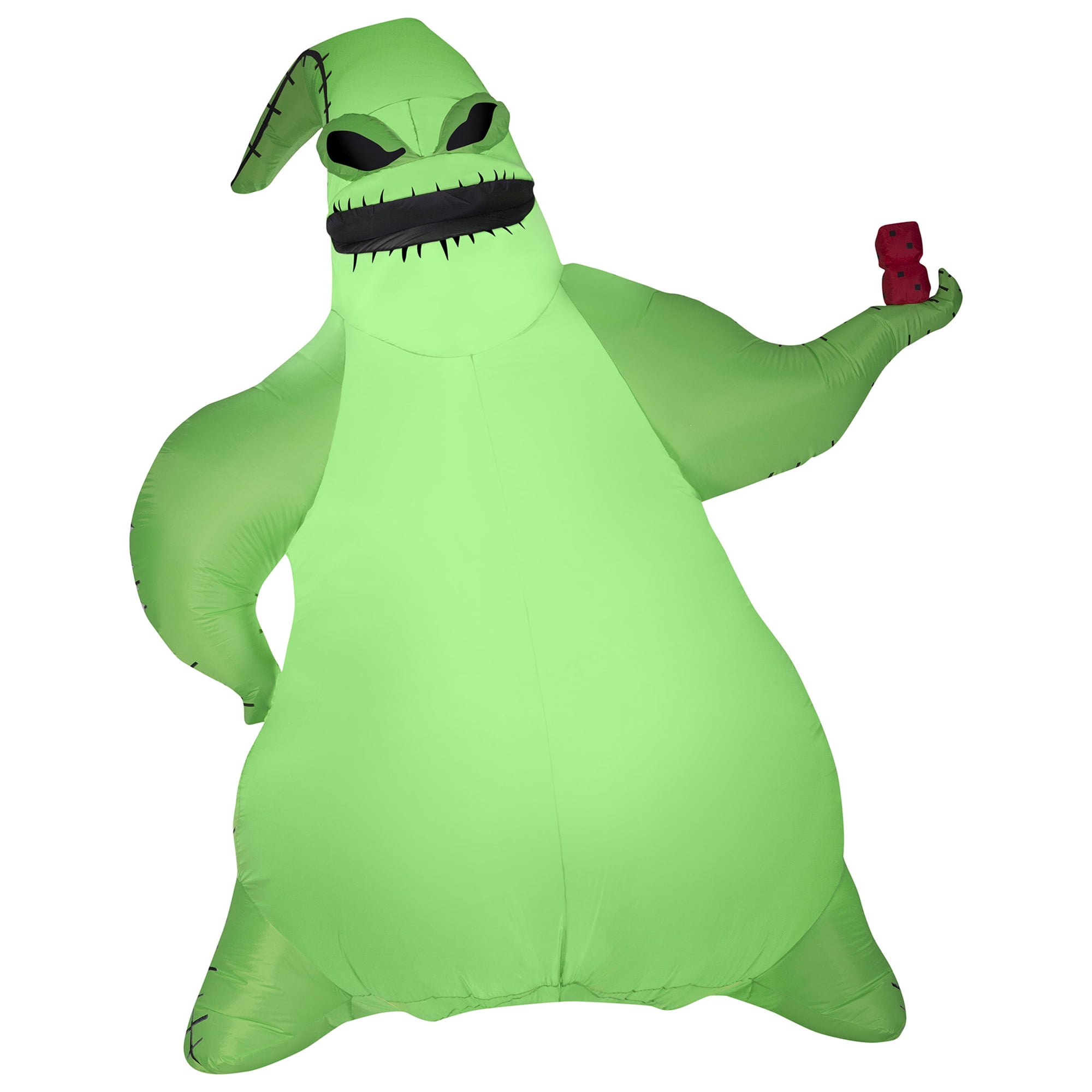 Gemmy Giant Halloween Inflatable Oogie Boogie, 10.5 ft Tall, Multi ...