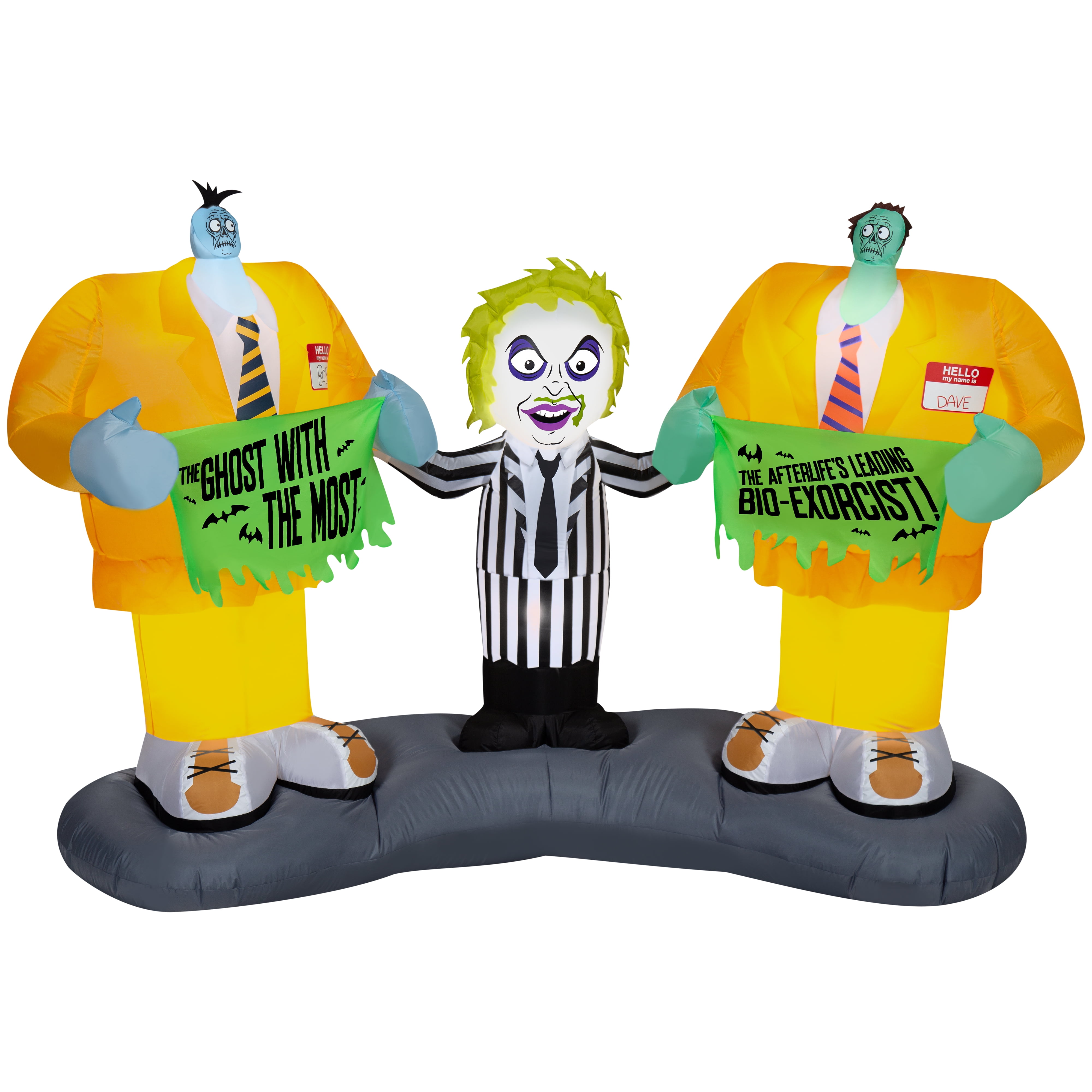 Gemmy Halloween Inflatable Beetlejuice Scene, 5 ft Tall, Multi ...