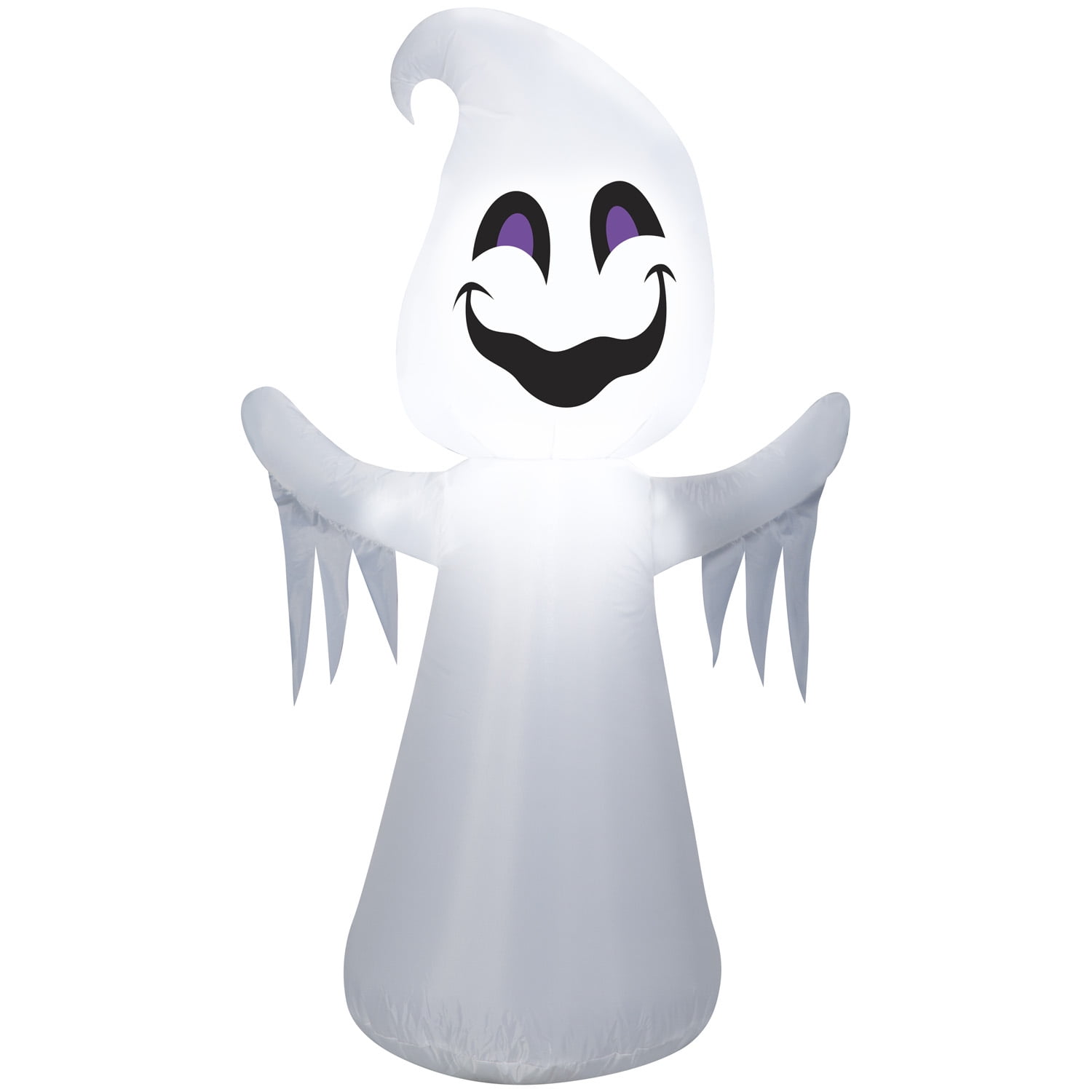 Gemmy Halloween Inflatable Happy Ghost, 3.5 ft Tall, Multi - Walmart.com