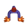 Gemmy Halloween Inflatable Reaper Pumpkin Archway, 10 ft, Swirling ...