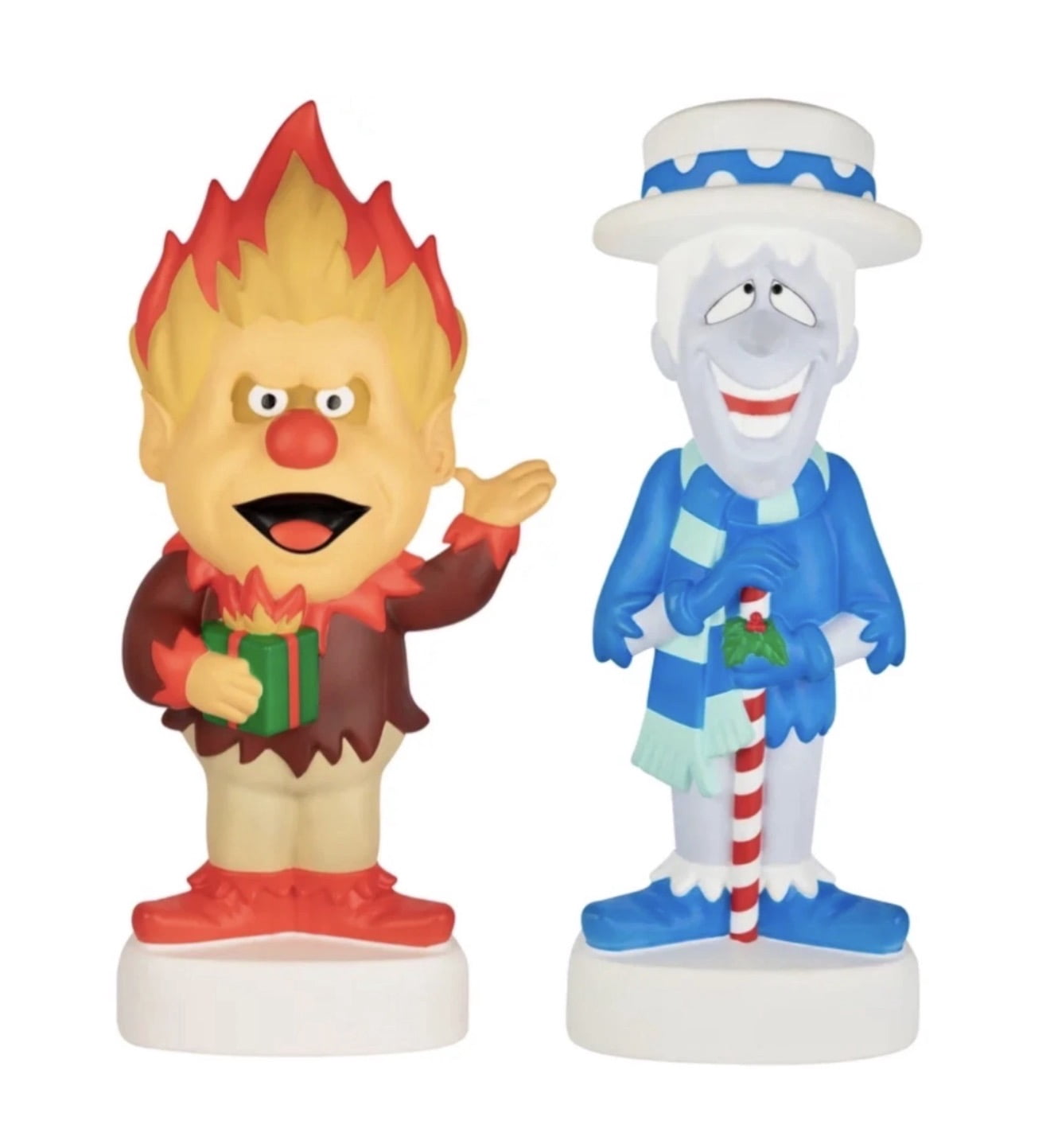 Gemmy Heat and Snow Miser LED Lighted Blow Mold Outdoor Christmas Decor ...