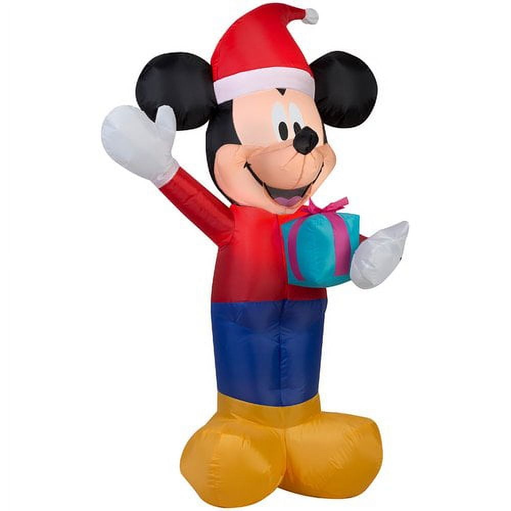Christmas Holiday Mickey Mouse Airblown Inflatable - Walmart.com