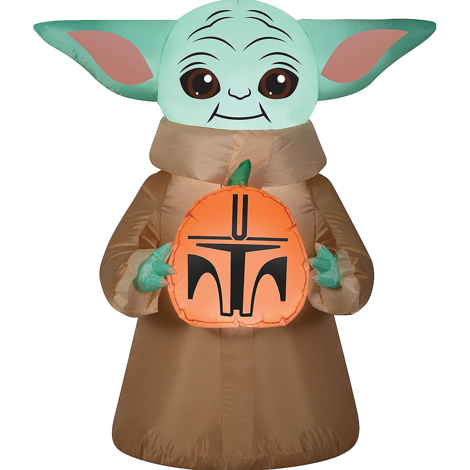 Gemmy Inflatable Mandalorian Star Wars The Child, Yoda Halloween Lawn ...