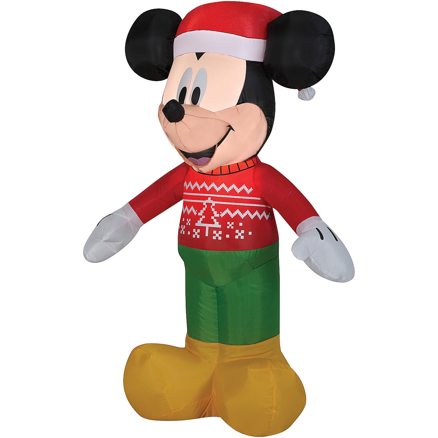 Gemmy Disney Mickey Mouse Airblown Inflatable Ugly Christmas Sweater