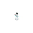 Gemmy 12 ft LED Snowman with Candycane Inflatable, Plug-In, Easy Setup ...
