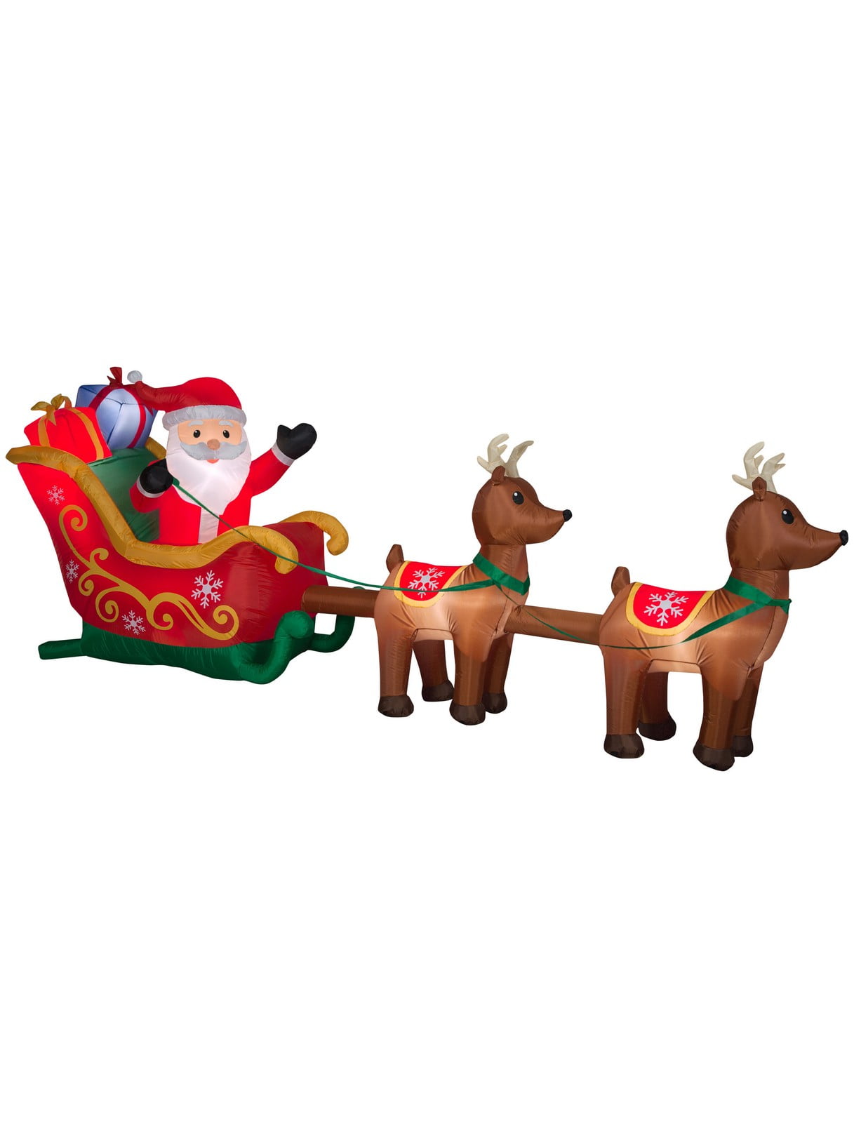 Airblown Inflatables Santa And Sleigh - Walmart.com