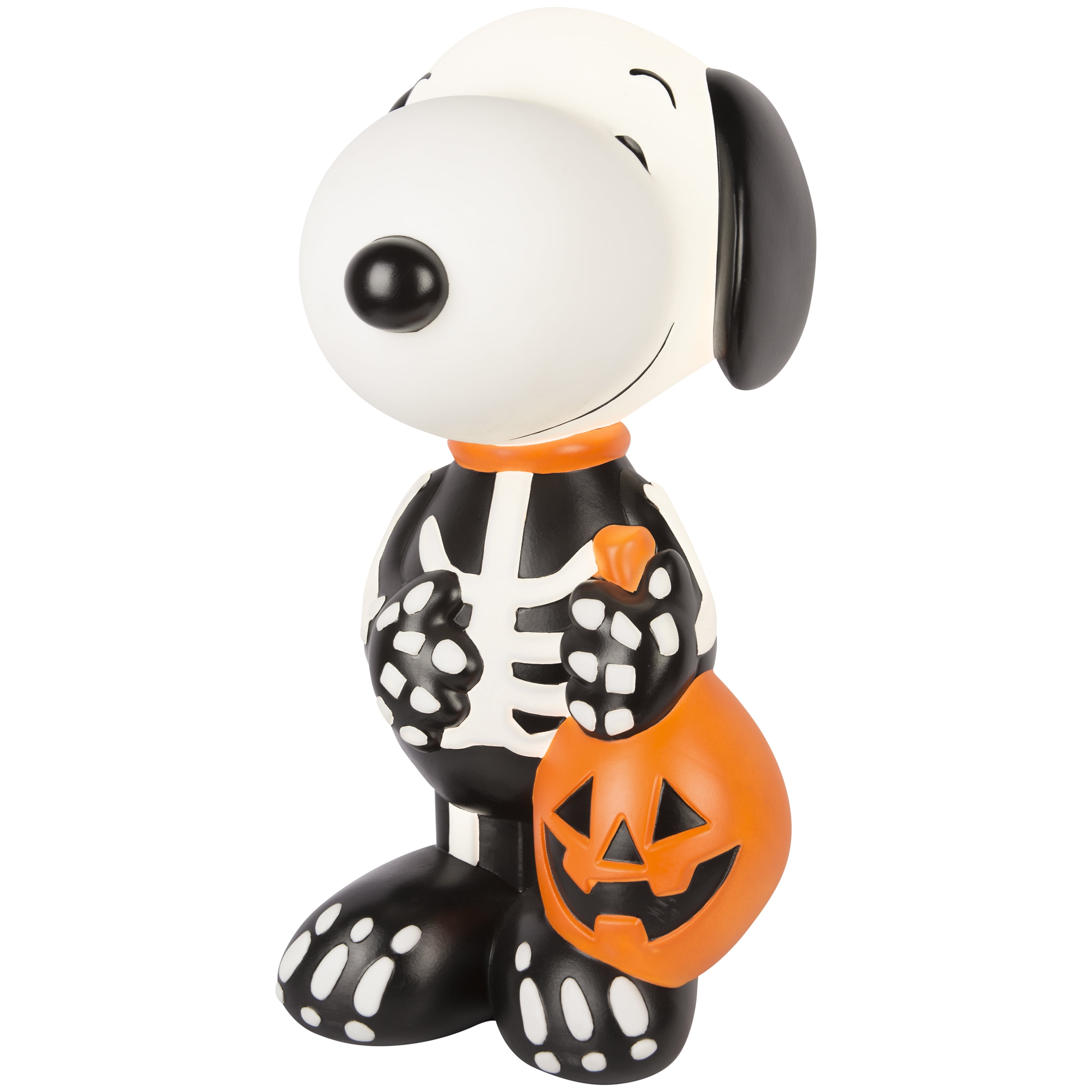 Peanuts - 24" Light-Up Peanuts Halloween Skeleton Snoopy with Jack-O ...