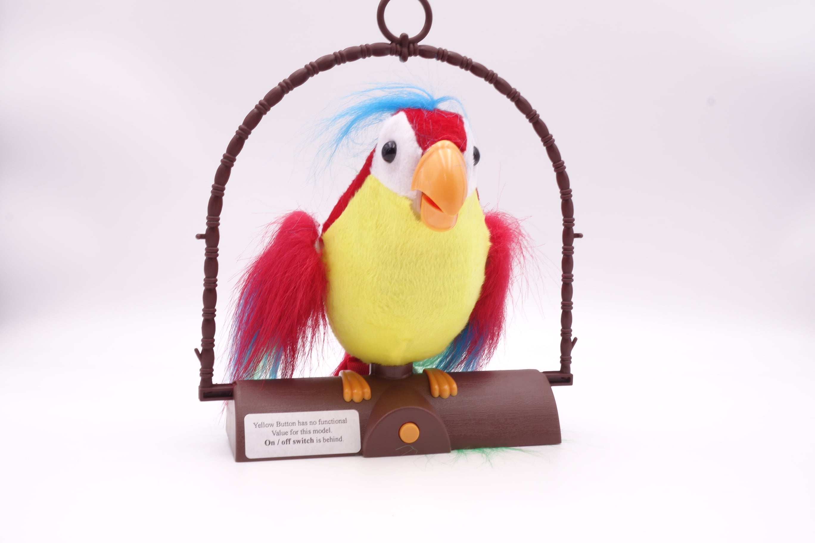Gemmy Moving Parts Talking Parrot Electonic Pet, 8 Years and Above ...