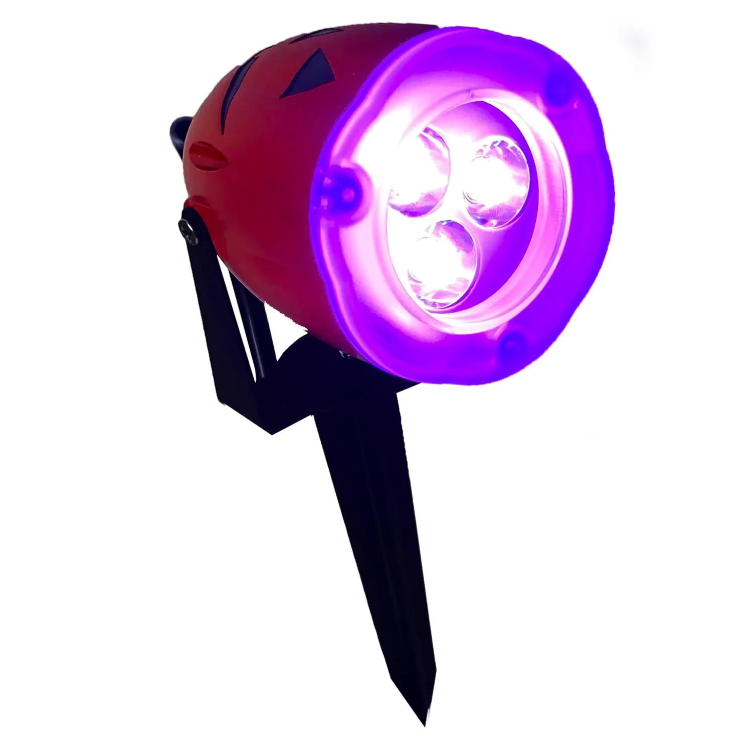 Gemmy Outdoor Yard LED Spotlight with 3 Modes for Halloween Decorations ...