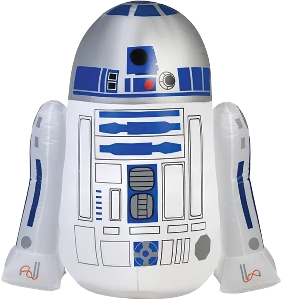 Gemmy Star Wars R2D2 3.5' Christmas Outdoor Decoration with Airblown ...