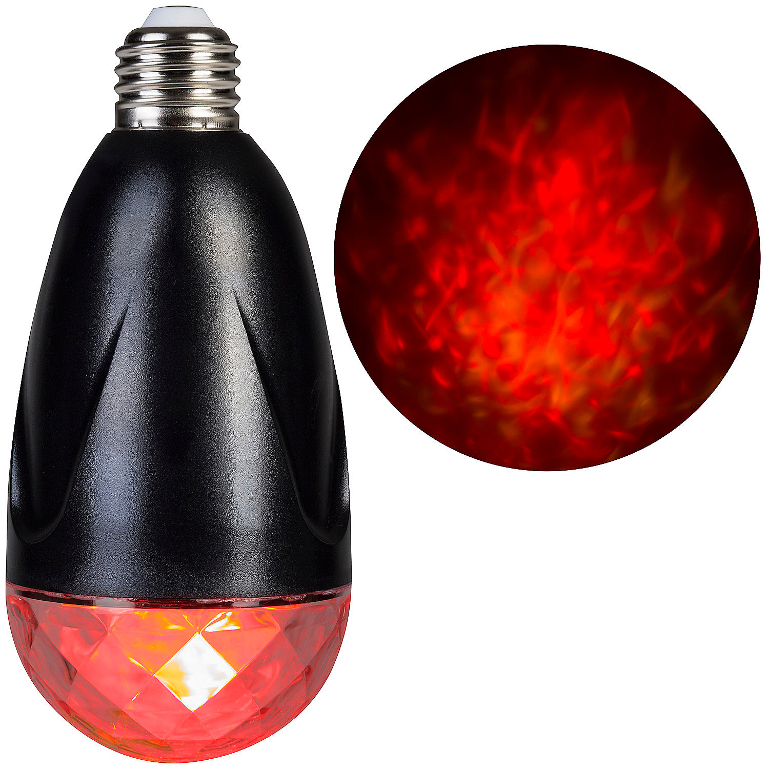 Gemmy Red Fire And Ice Projection Light Bulb - 5 in x 3 in - Walmart.com