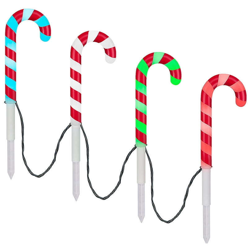 Gemmy SS119759G Colormotion Pathway Candy Cane - Walmart.com