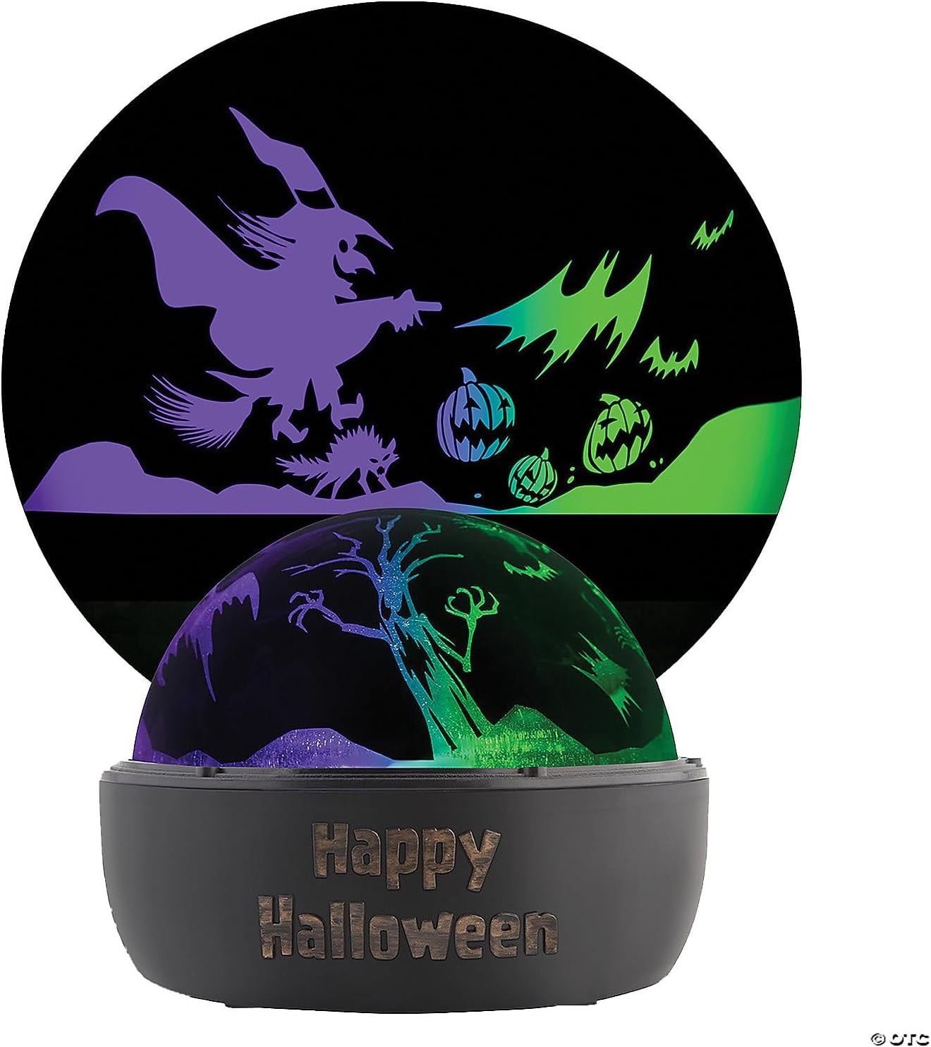 Shadow Box Color Changing Lightshow Projector Halloween Decoration ...