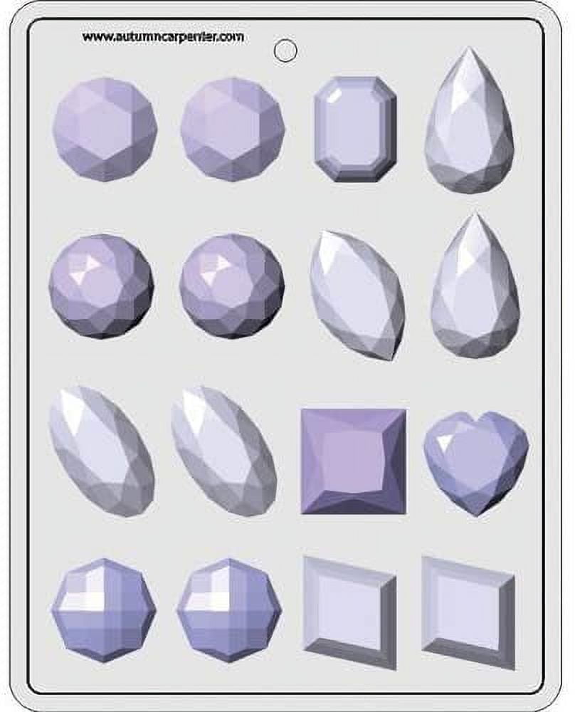 Gems Assortment 1" Hard Candy Mold - 8H-5126 - Walmart.com