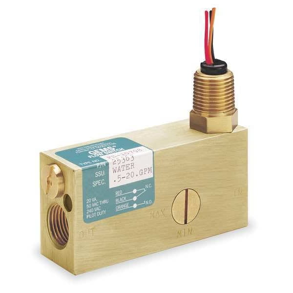 Gems Sensors Liquid Flow Switch,Piston,SPDT,20VA FS-10798, 25364 ...