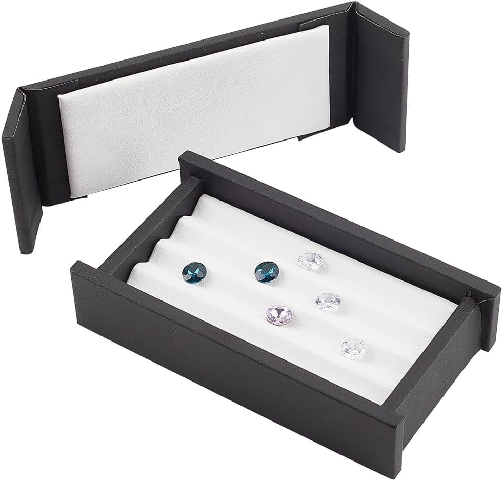 Gems Storage Container 4 Slot Diamond Display Boxes Gemstone Jewelry ...